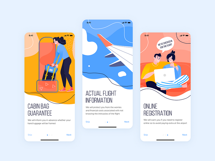 Control your baggage by Oksana Pshenyak on Dribbble