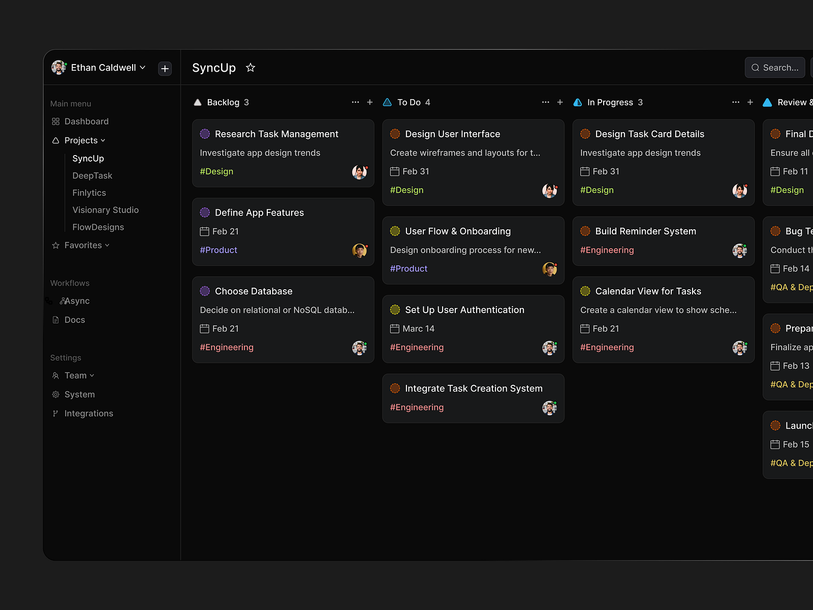 Productivity Web App by Máximo Monroy for Flowrise Studio on Dribbble