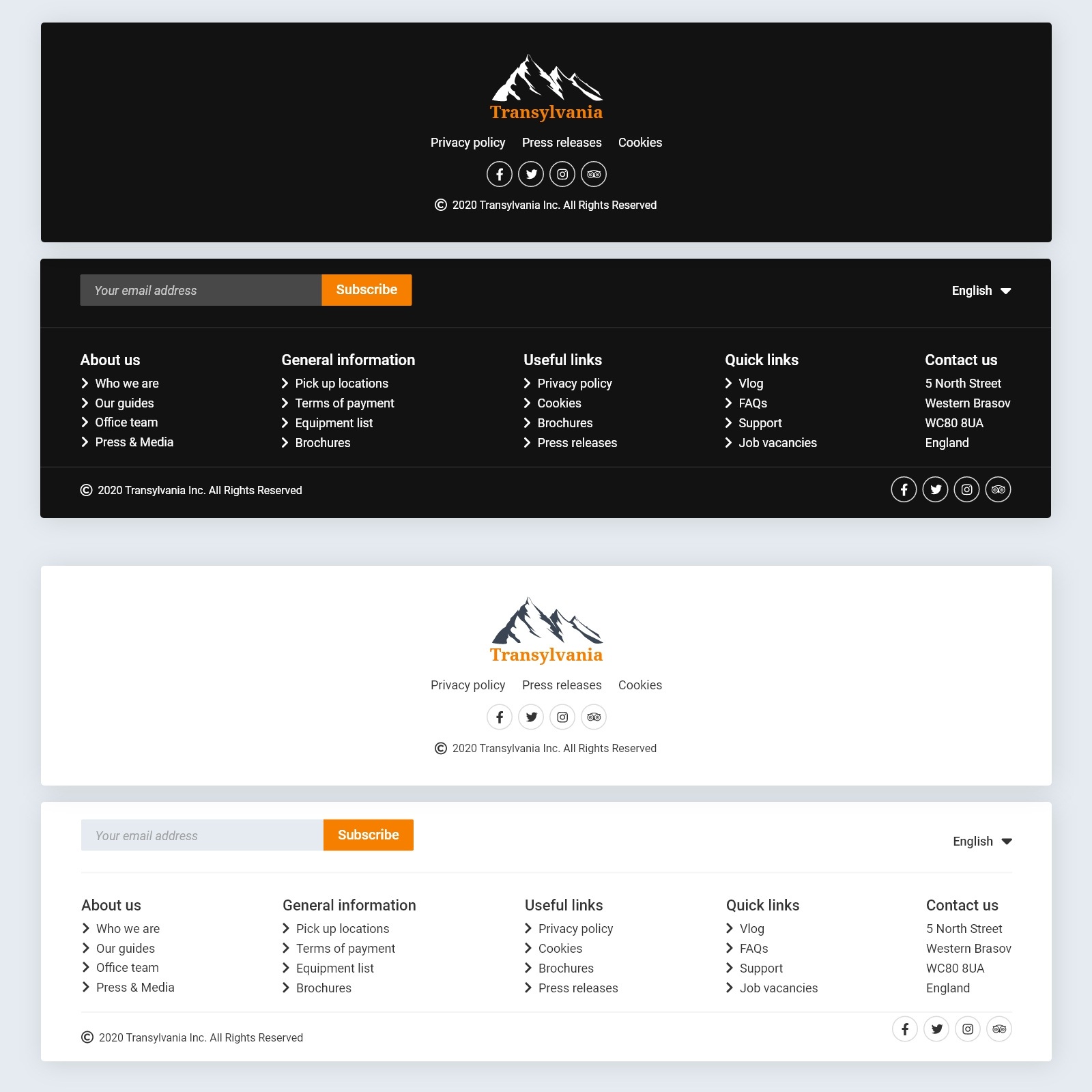 Footer UI Design | UI Components (part 2) by Gabriel Ignat on Dribbble