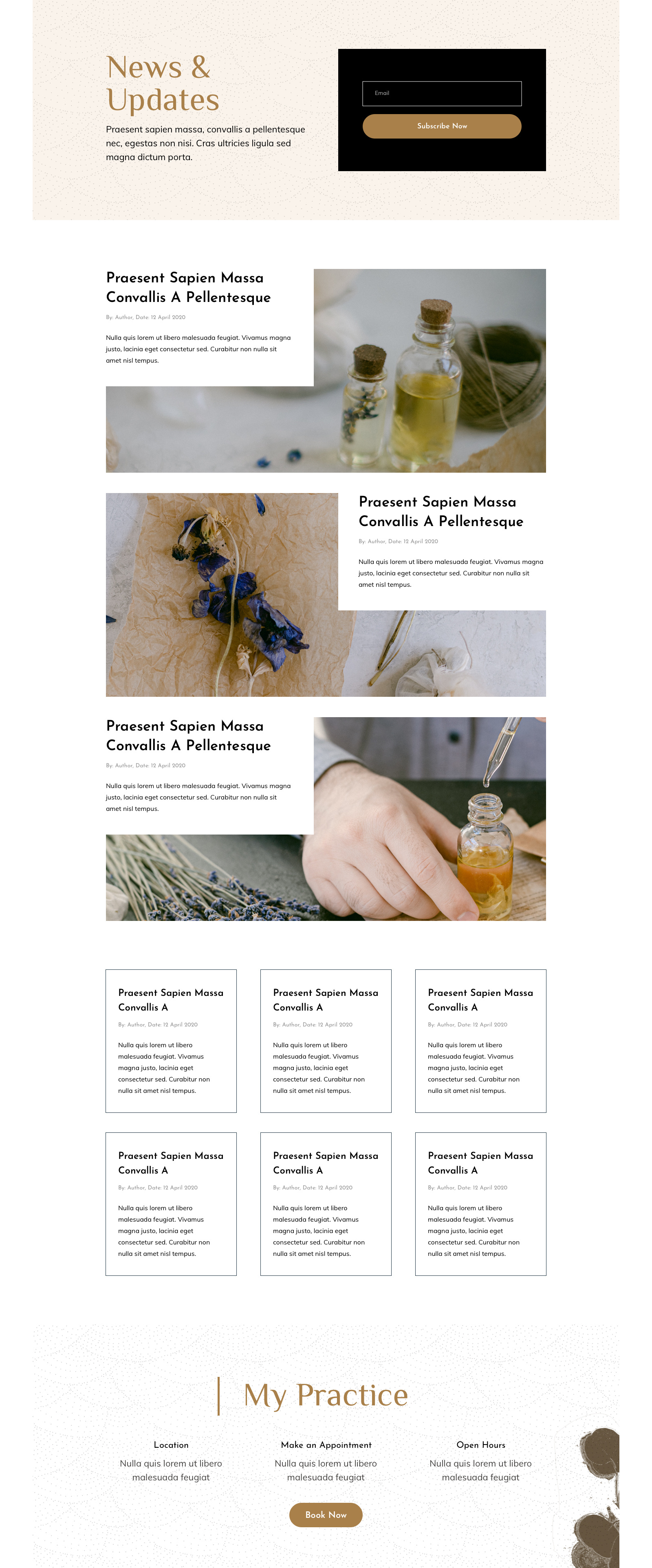 Holistic Healer Website Design For Divi by Sayeed Ahmad for Elegant ...