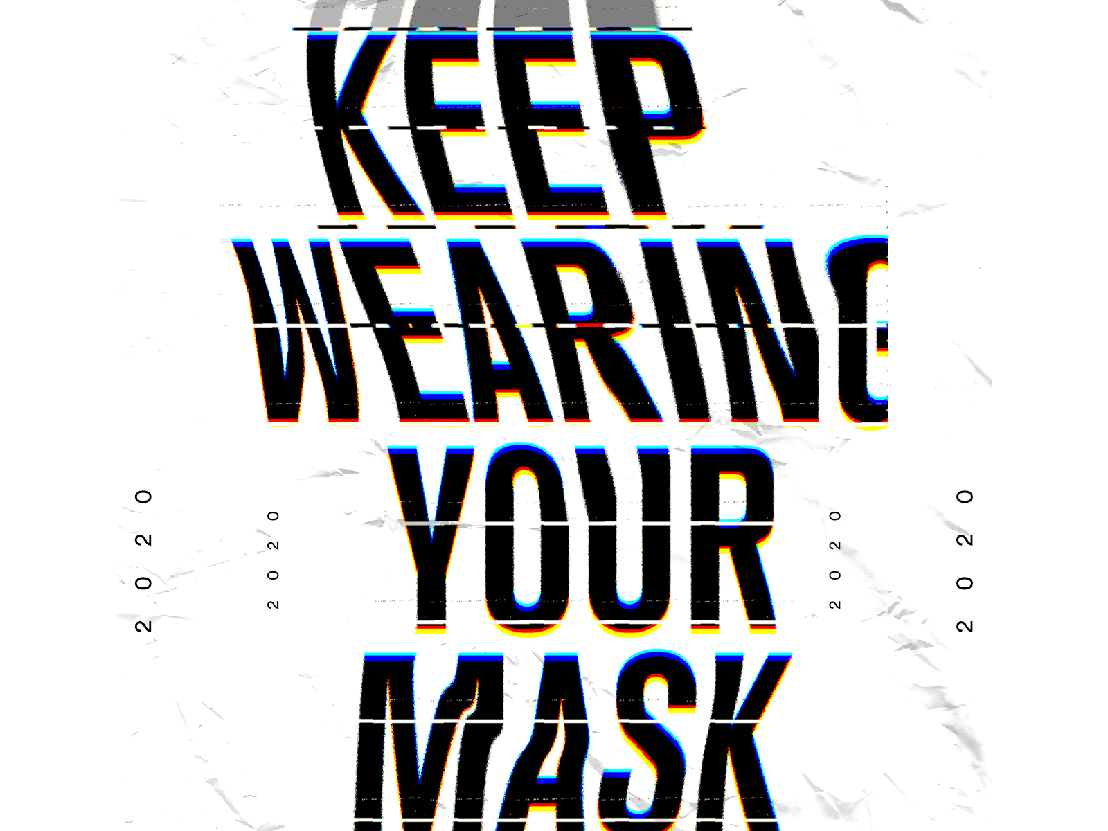 Wear Your Mask Type Posters by Brendan Keohane on Dribbble