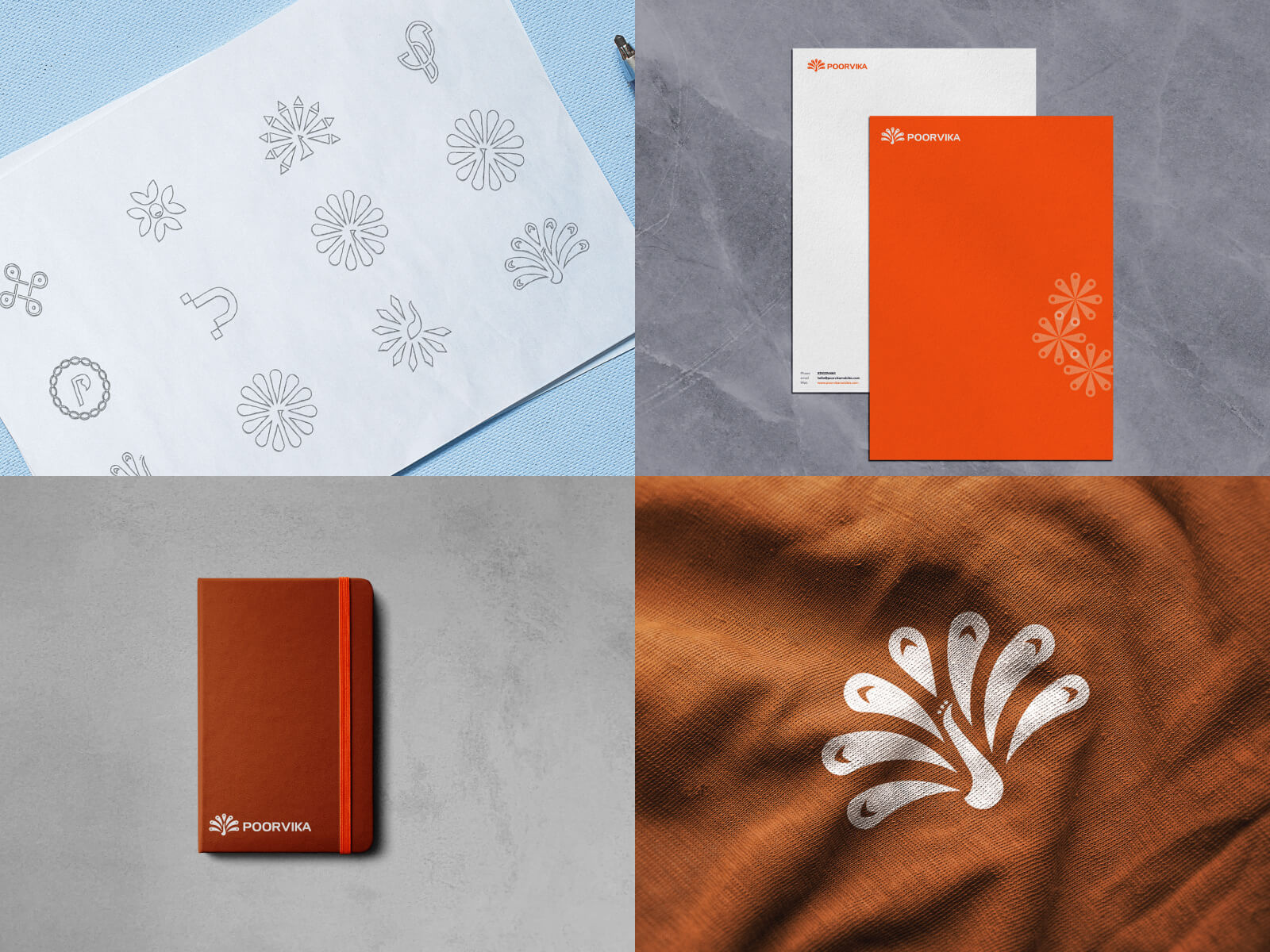 Poorvika Brand Identity by Rahul Rao on Dribbble