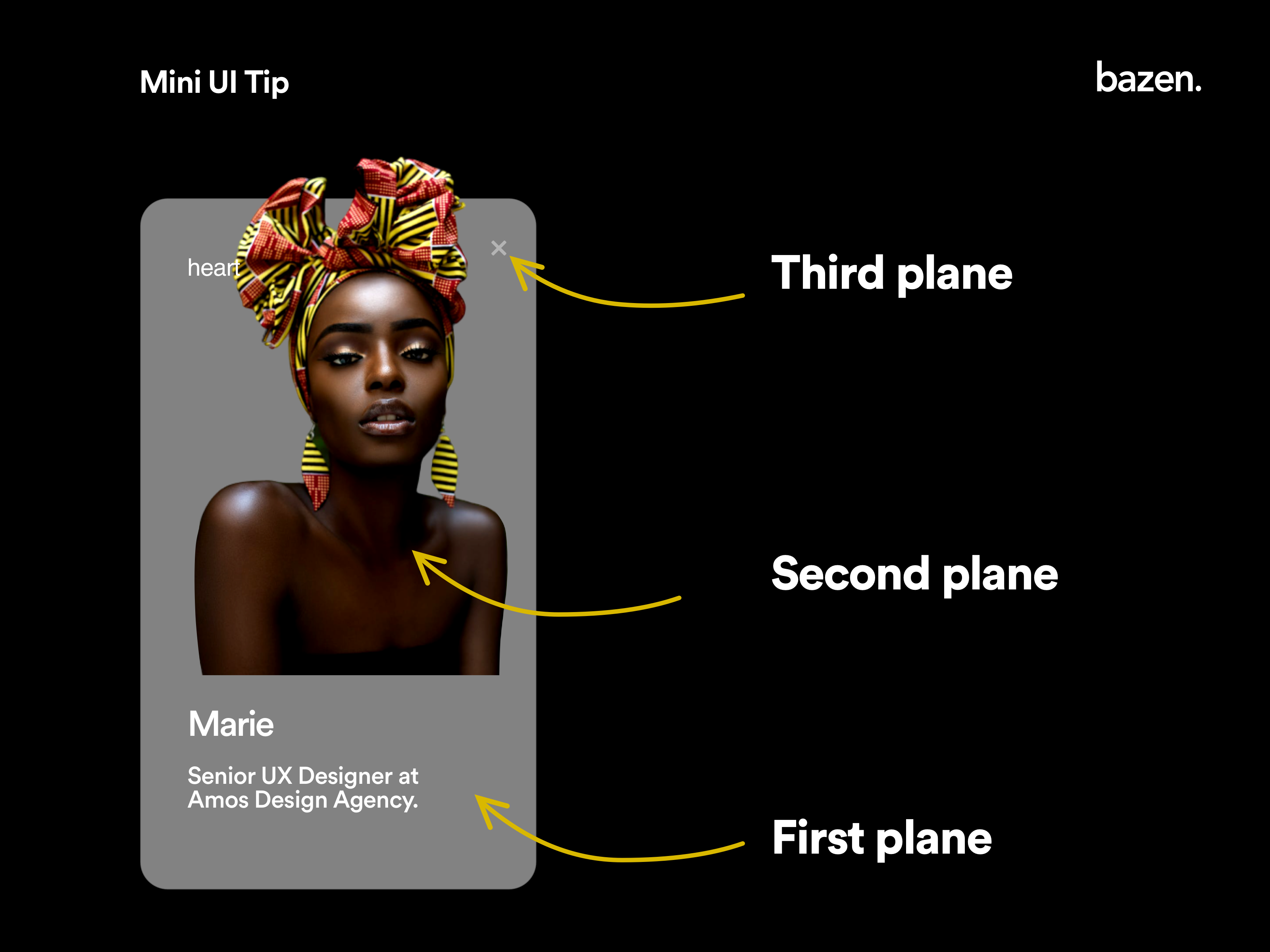 Mini UI Tip - How to Create Depth in UI? by bazen.talks on Dribbble