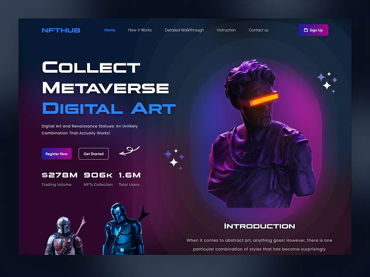 NFT Website Design by Nishar Multani on Dribbble