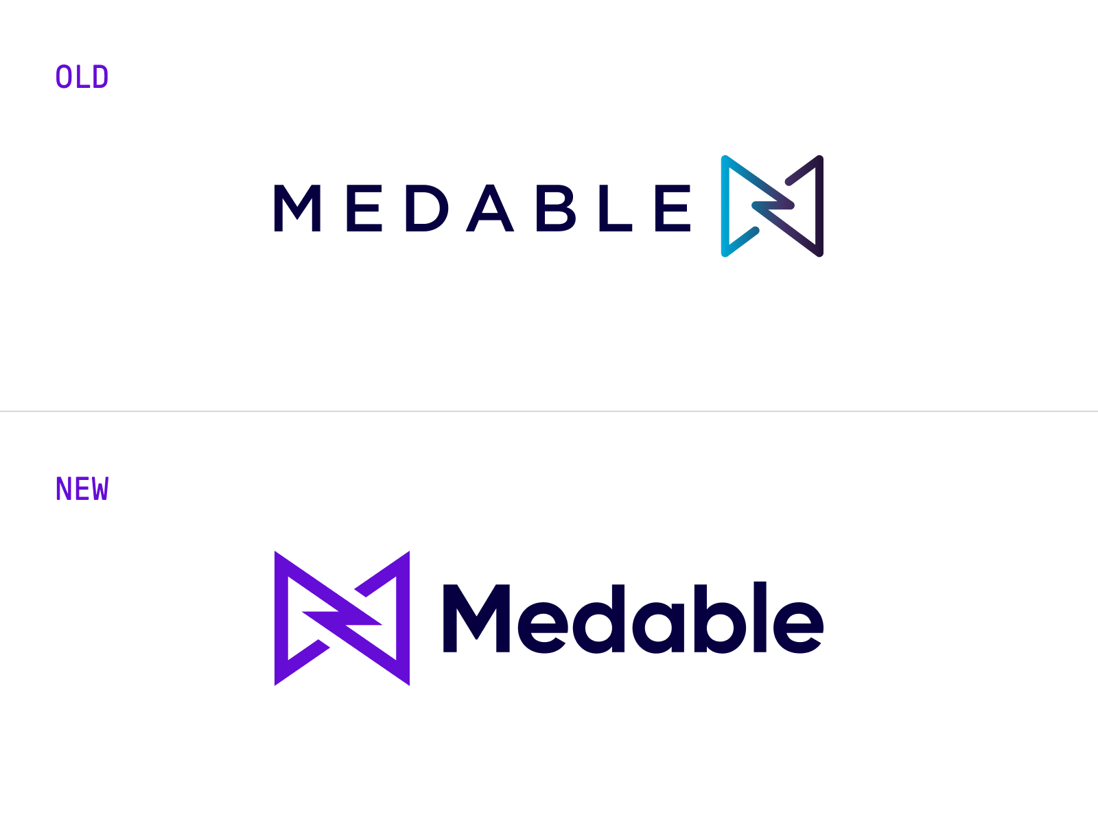 Medable Logo Uplift by Kyle Anthony Miller for Brass Hands on Dribbble