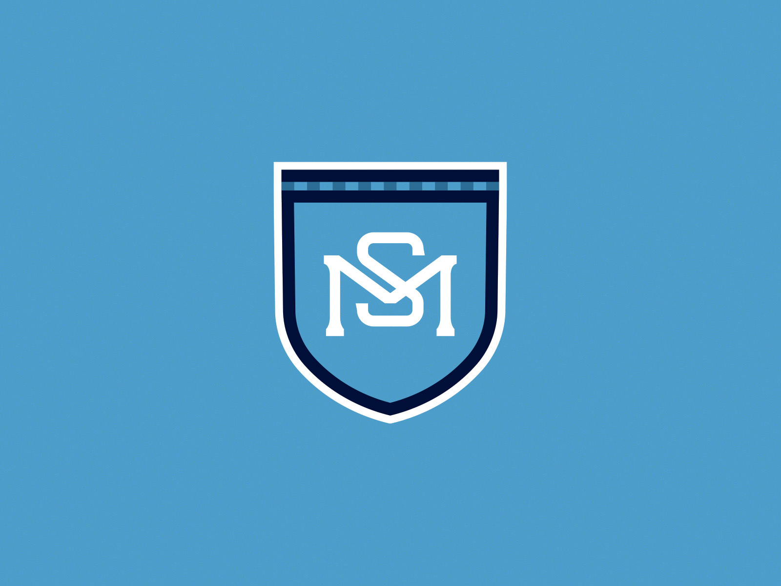 SM Monogram Shield by Brennan Burling on Dribbble