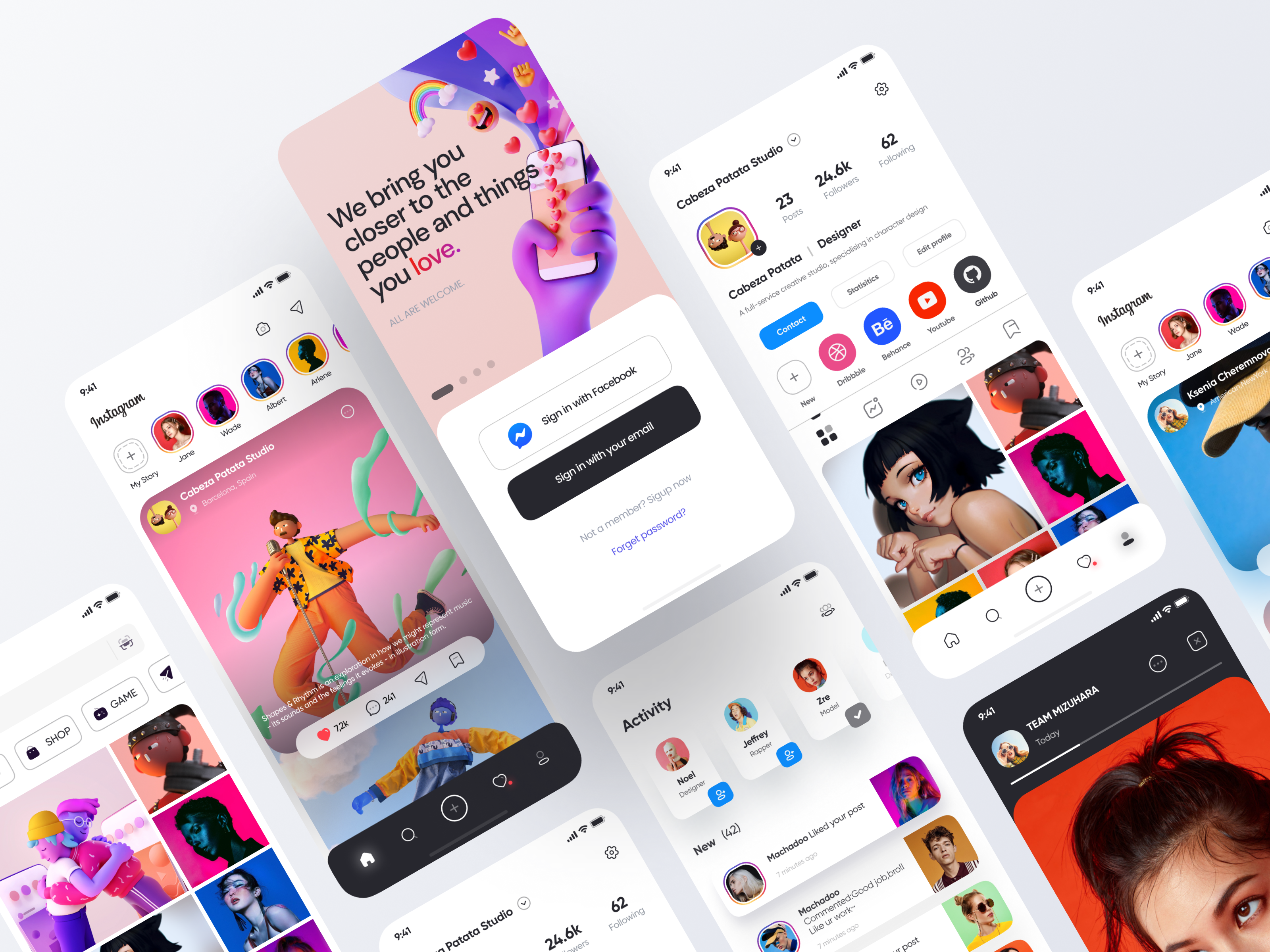 Instagram App Redesign - Part 2 by Zeno Zhang for Top Pick Studio on ...