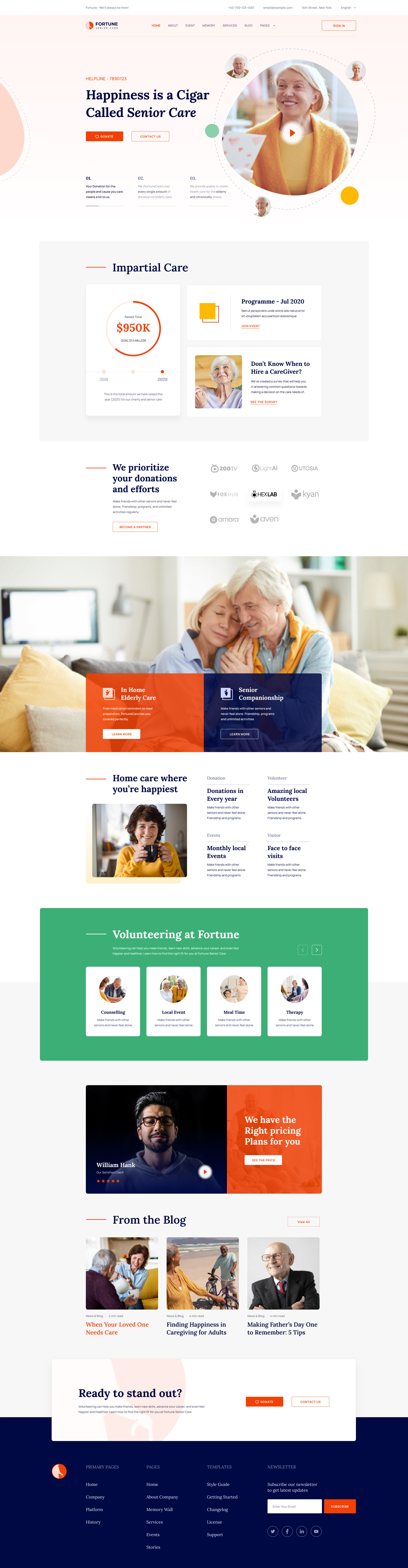 Fortune - Elderly Care Joomla Template by Ahmed Manna for JoomShaper on ...