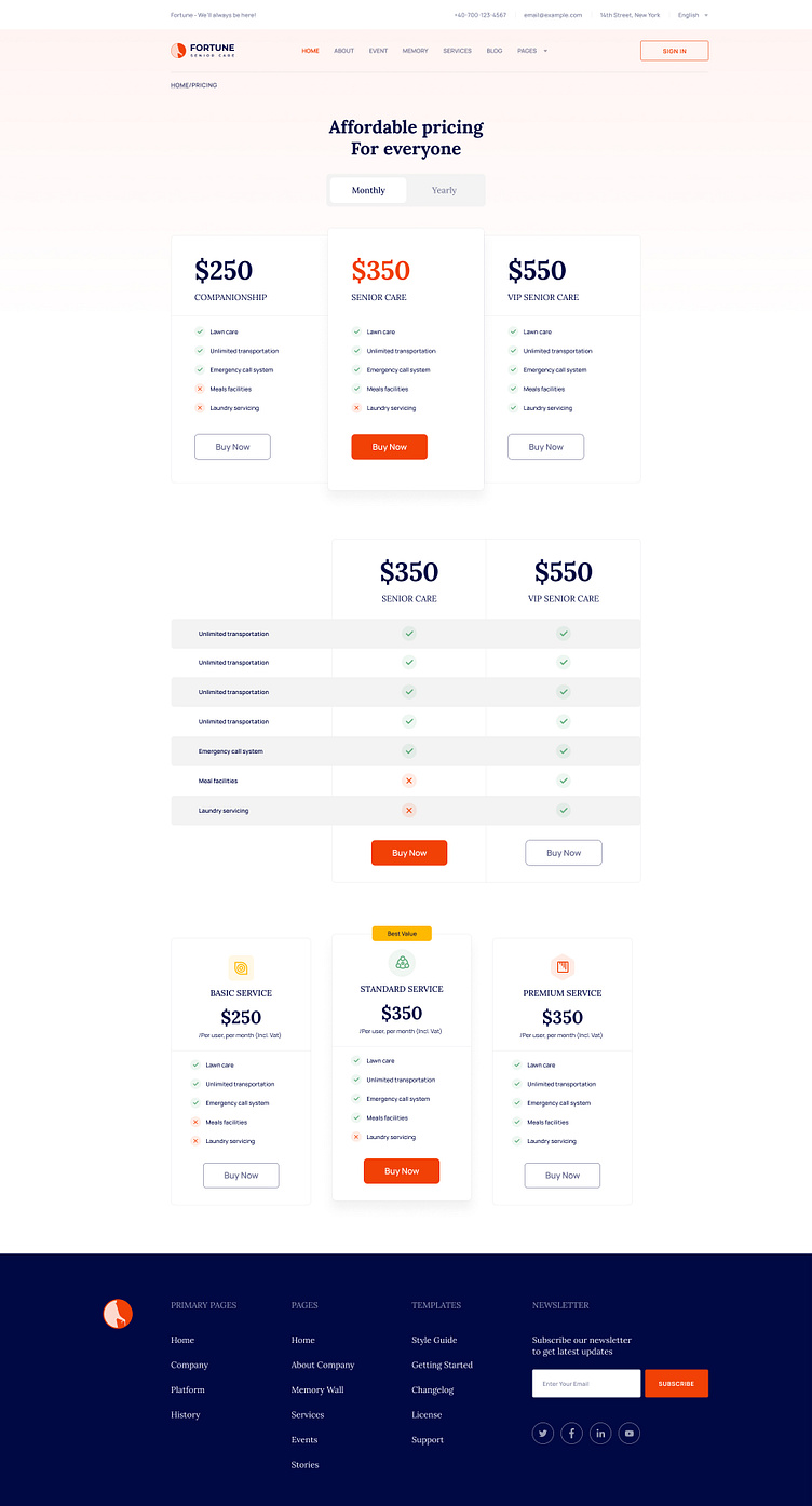Fortune - Elderly Care Joomla Template by Ahmed Manna for JoomShaper on ...
