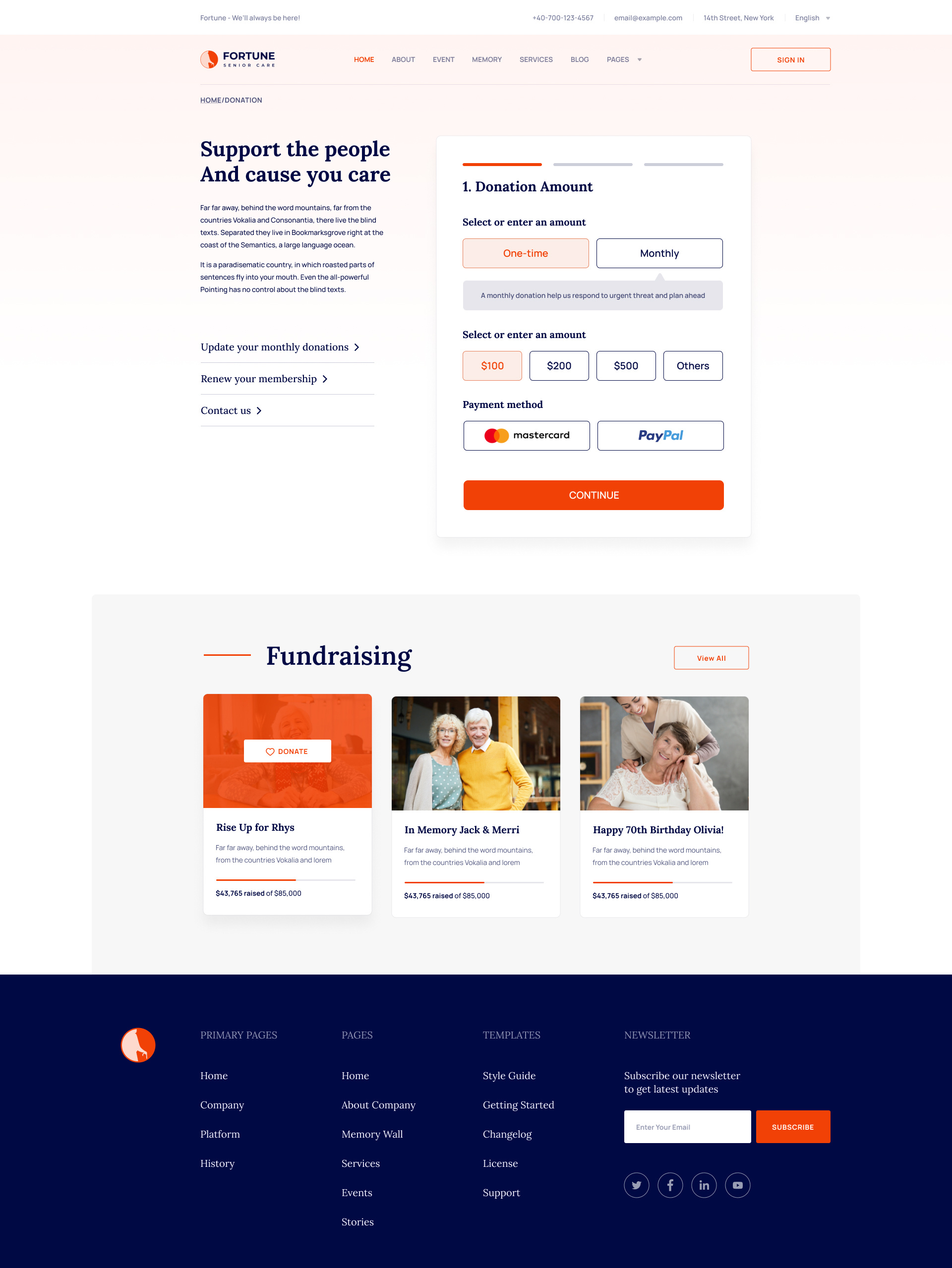 Fortune - Elderly Care Joomla Template by Ahmed Manna for JoomShaper on ...