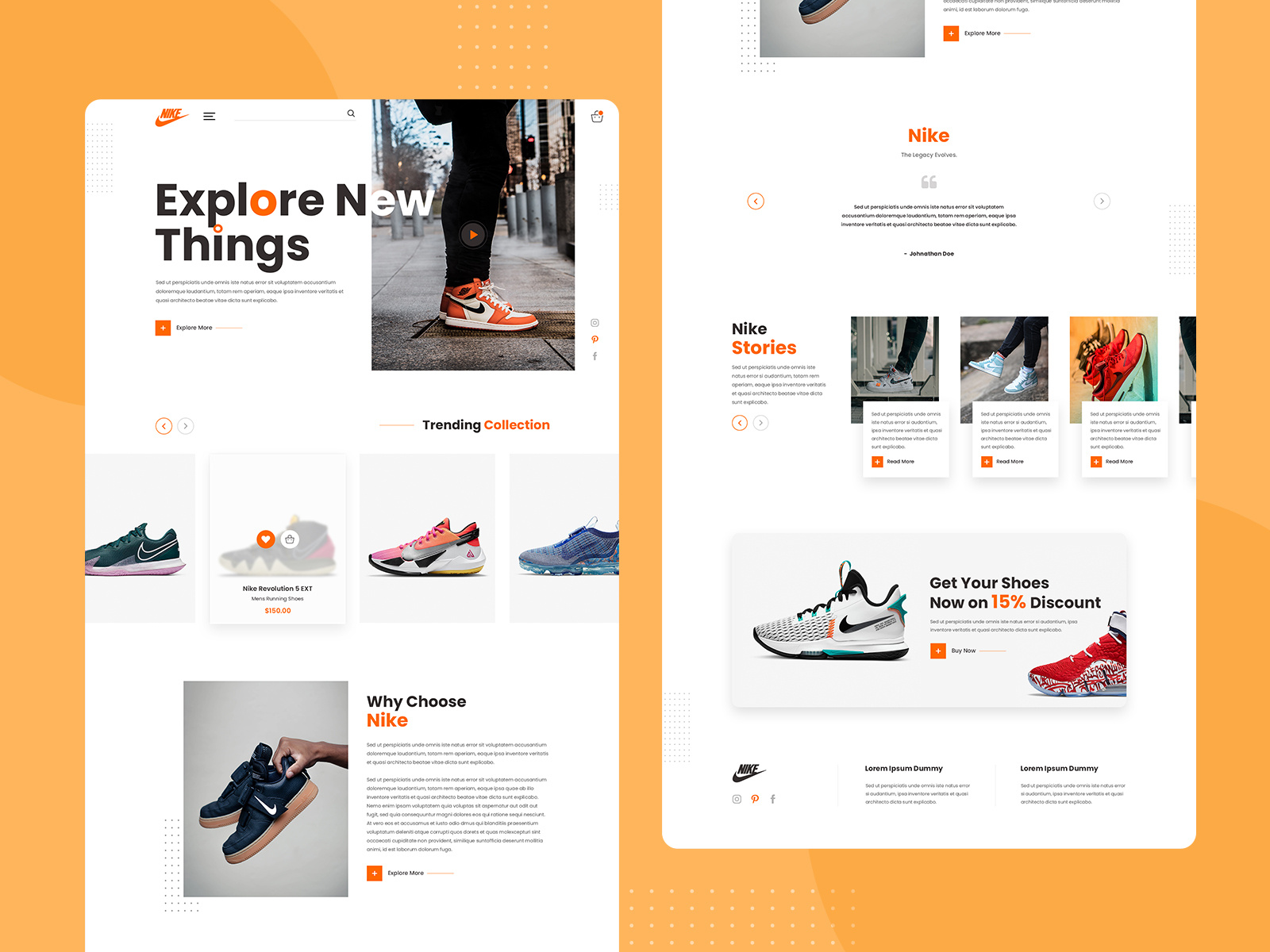 Best UI Design for Online Shoe Stores in 2020 by Excellent Webworld on ...