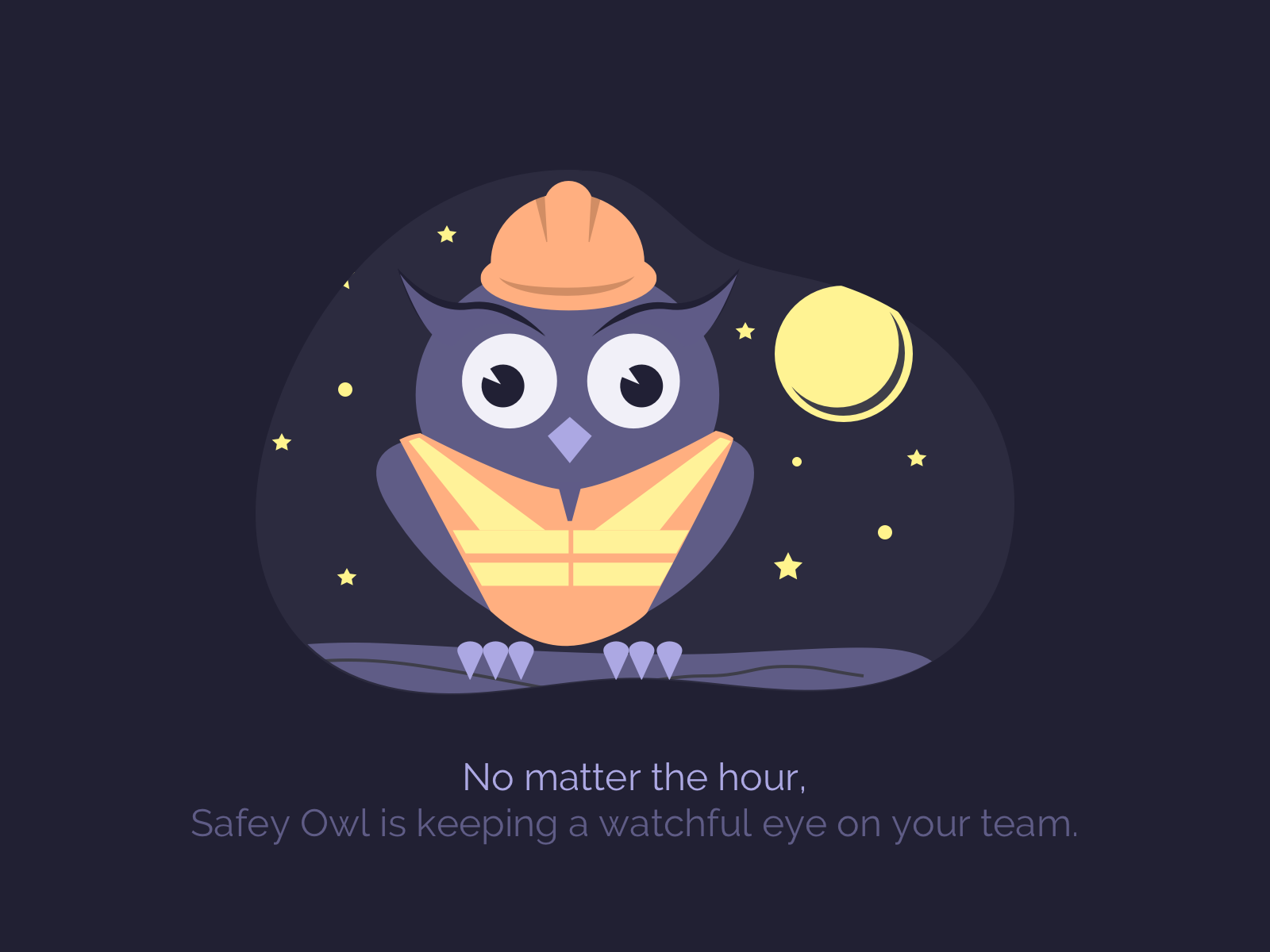 Safety Owl - Vector Illustration by Paul Plescov on Dribbble