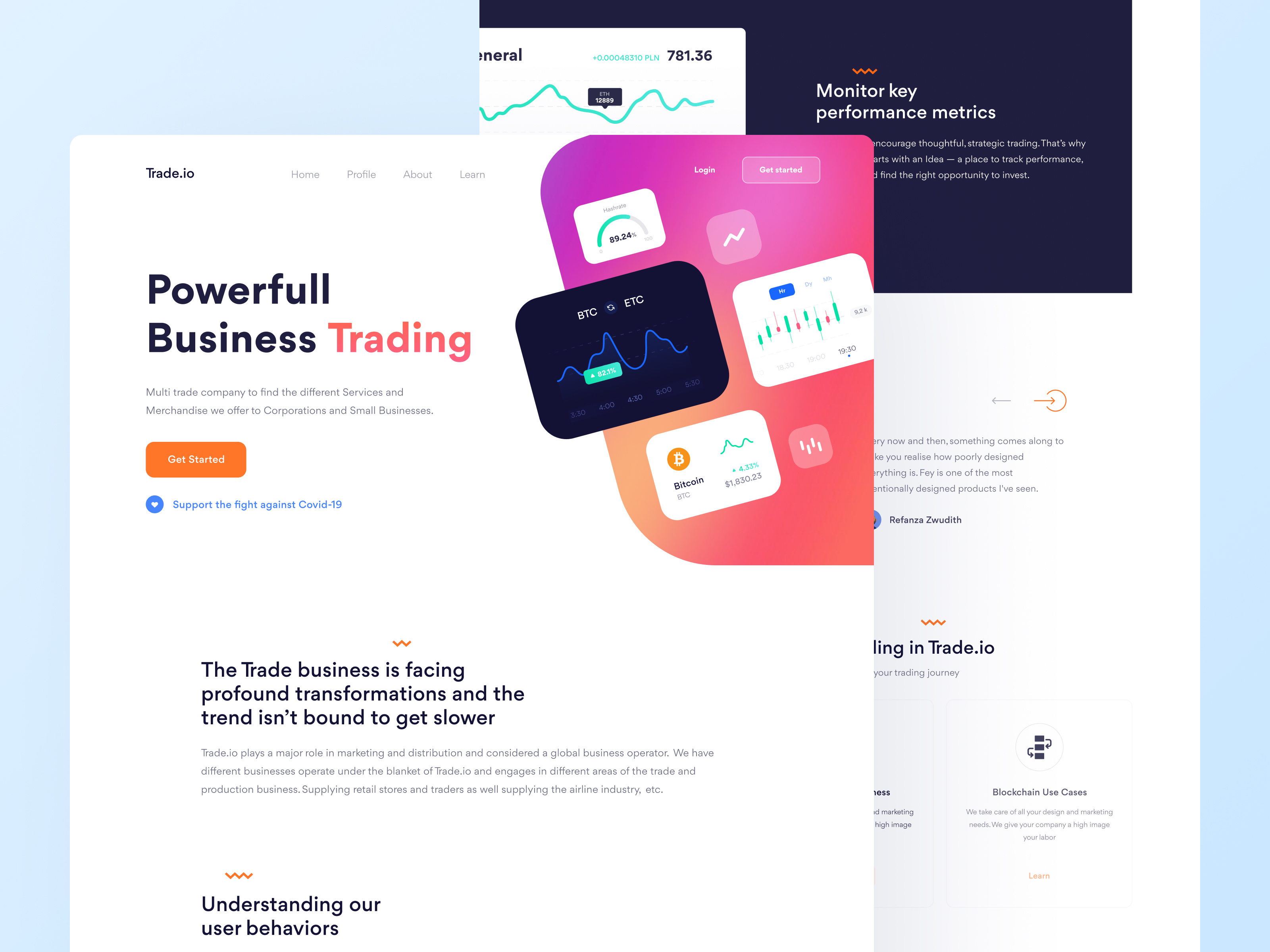 Digital Trading Website Exploration by Kevin Rach for Dipa Inhouse on ...