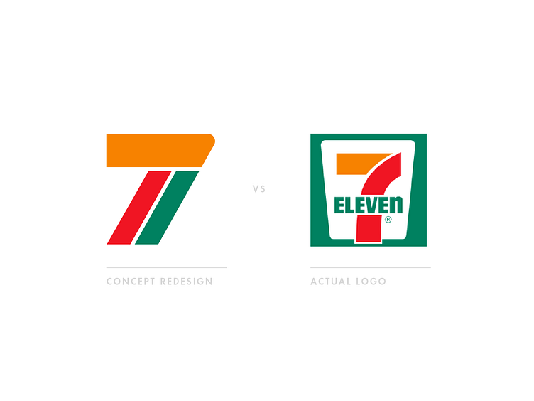 7eleven Logo Redesign Concept by Mihai Dolganiuc on Dribbble