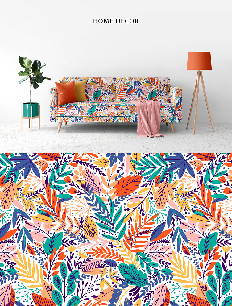 RAINFOREST seamless pattern by Maria Galybina on Dribbble