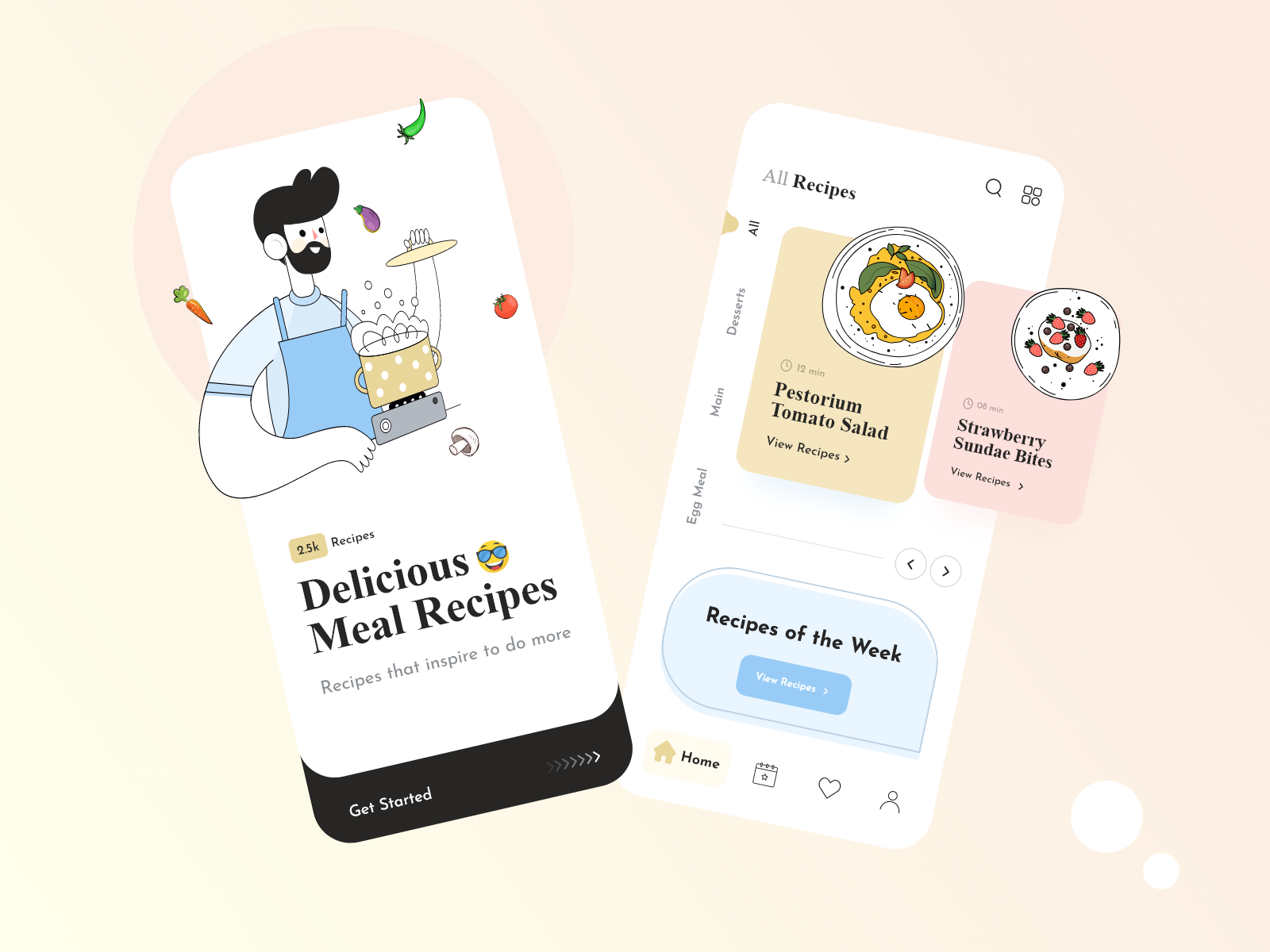 Cooking and Recipe App by Master Creationz -Global UI UX Design Studio ...