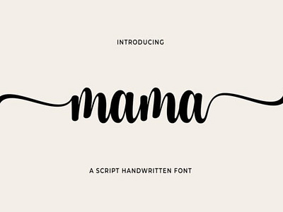 Mama Font by JavaType Studio on Dribbble