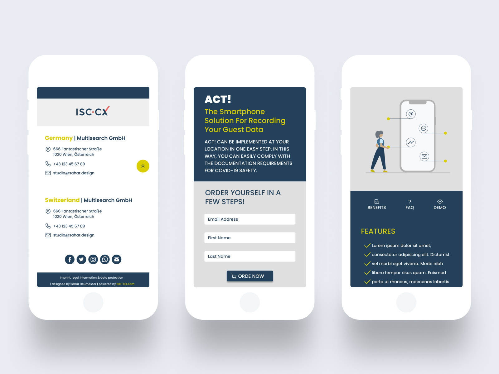 ACT! > UI Design by Sahar Heumesser on Dribbble