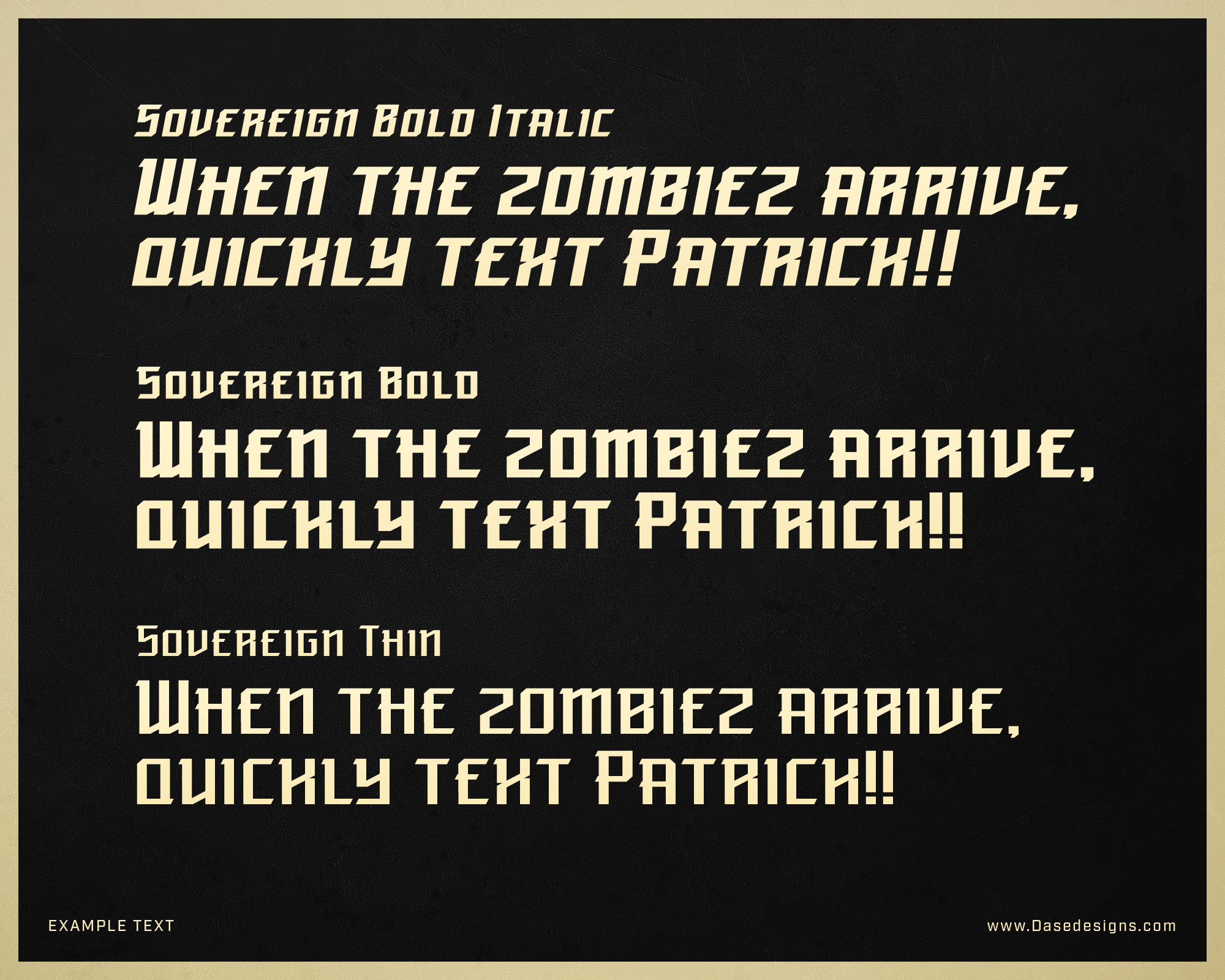 Sovereign Black Letter Esports Font by Derrick Stratton on Dribbble