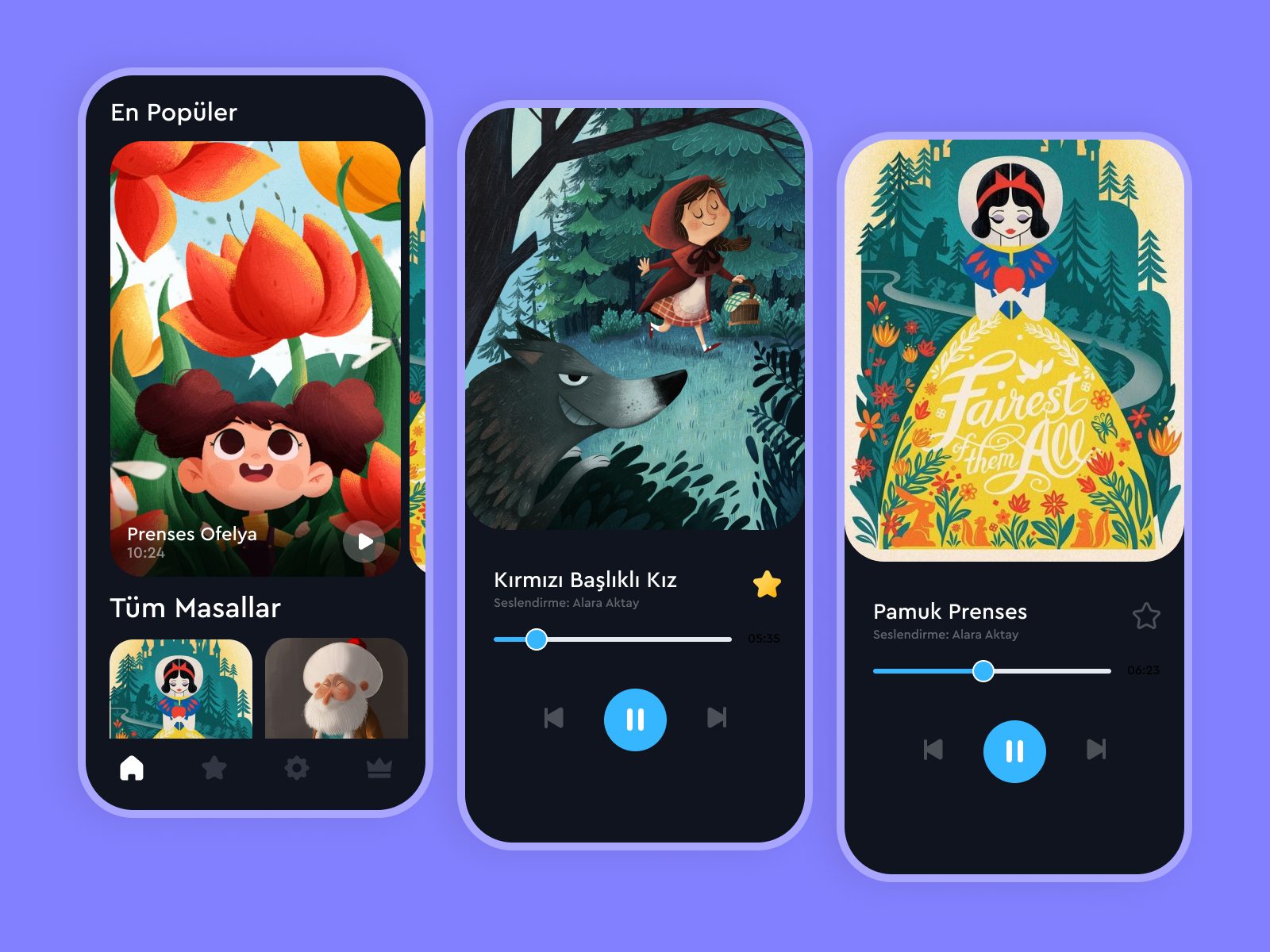 Masal Diyarı App Design by Mehmet Arısu on Dribbble
