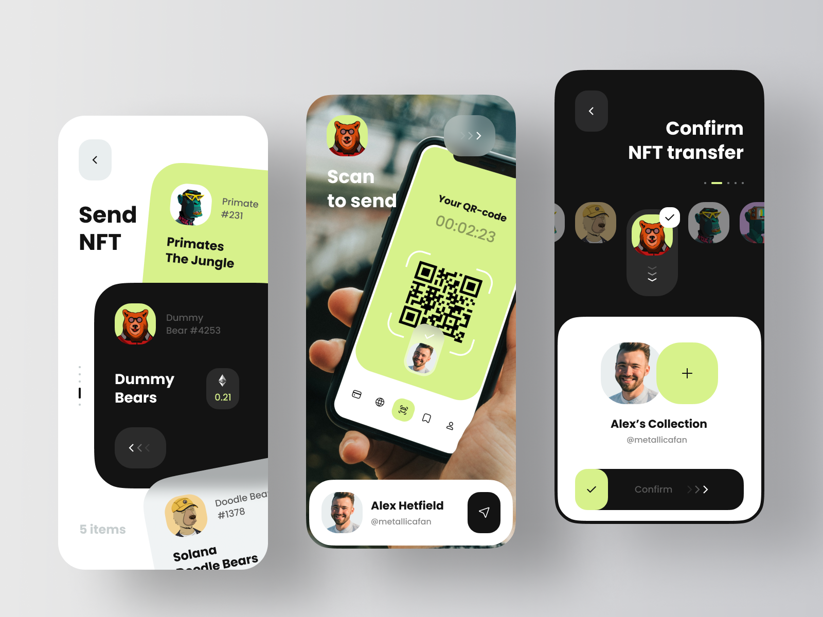 APE - NFT Marketplace Mobile App Sending NFT by Jack R. for ... APE - NFT Marketplace Mobile App Sending NFT by Jack R. for ...