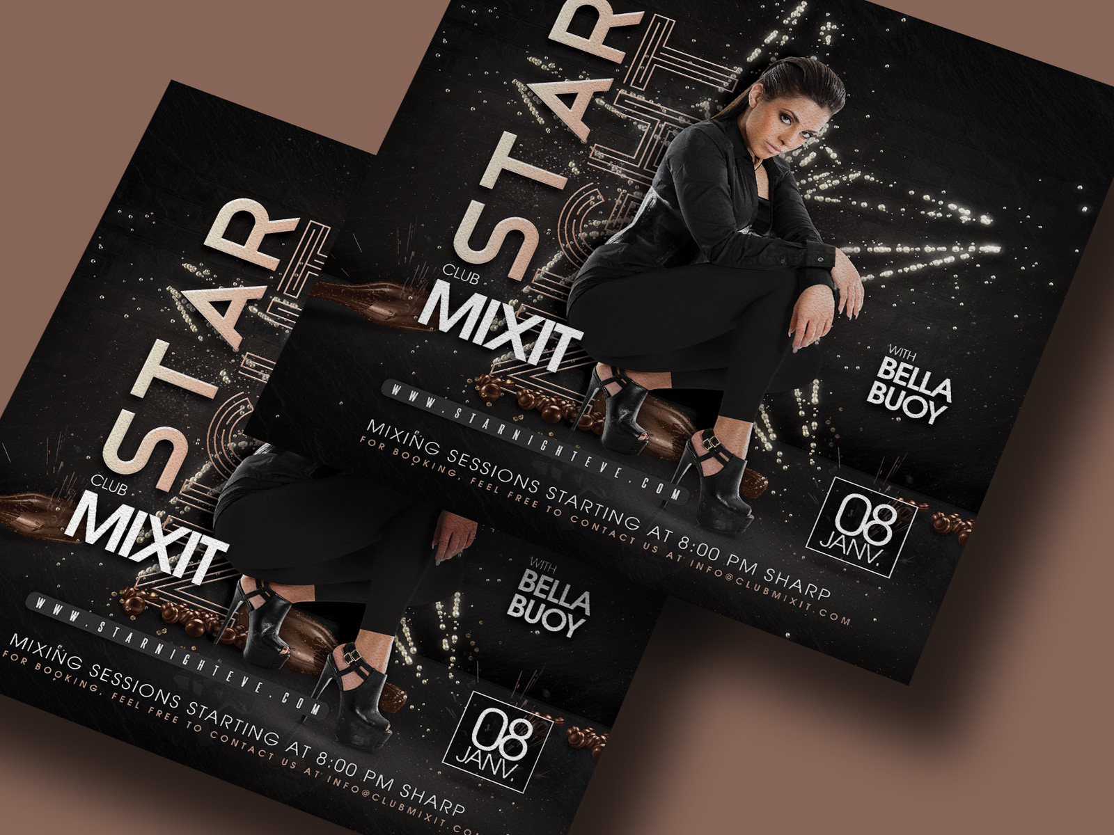 Star Night Flyer by n2n44 on Dribbble