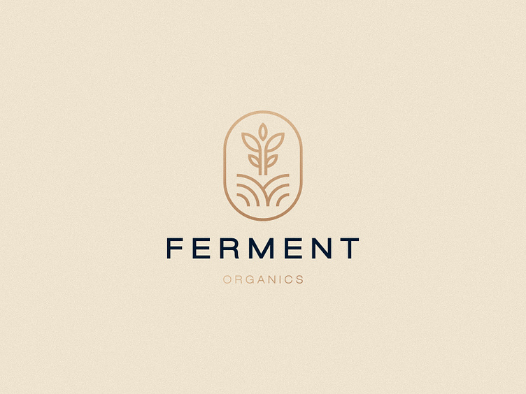 Ferment Organics Logo Design by Elif Kameşoğlu on Dribbble