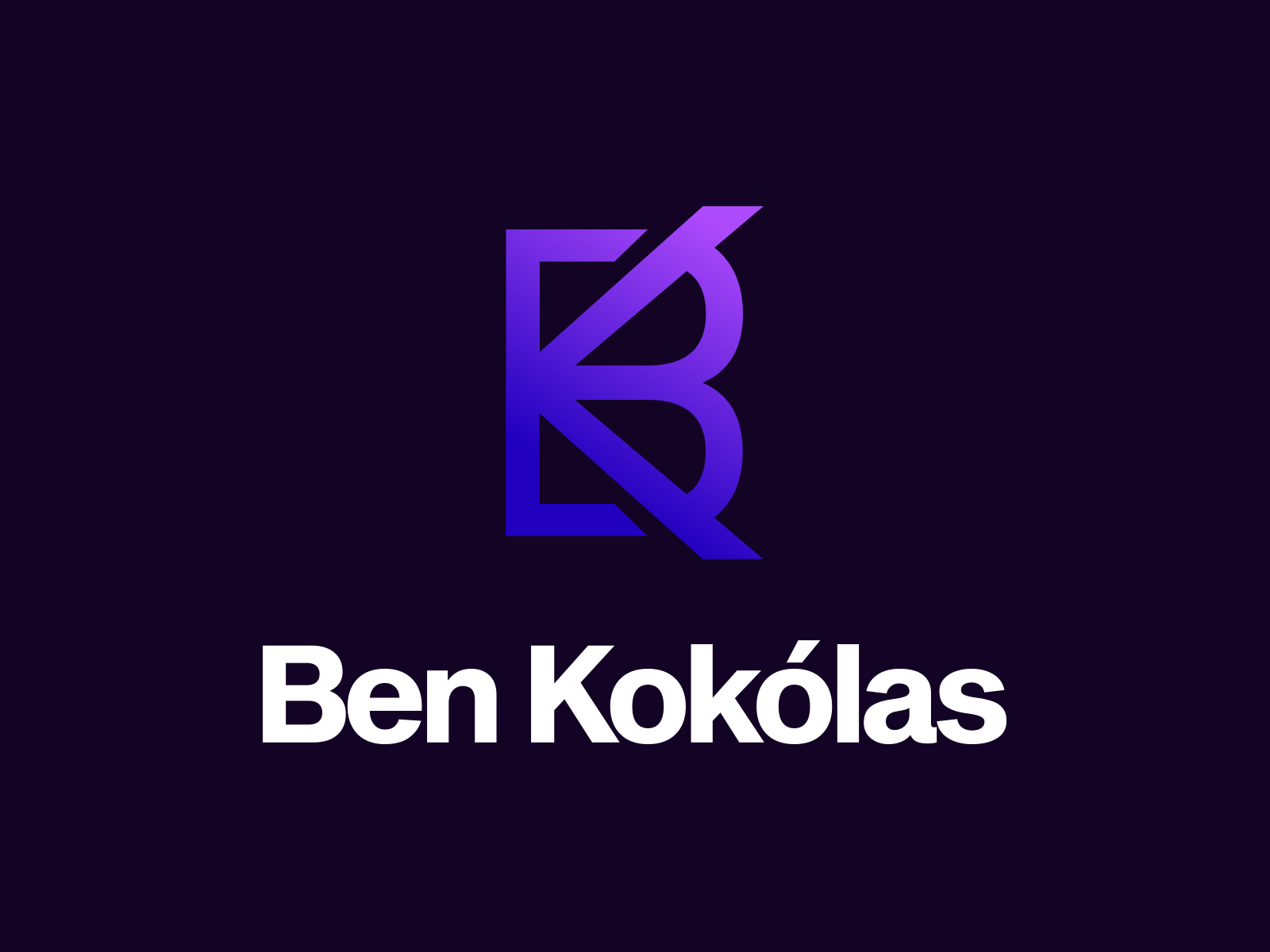 Ben Kokolas Logo Update by Ben Kókolas on Dribbble
