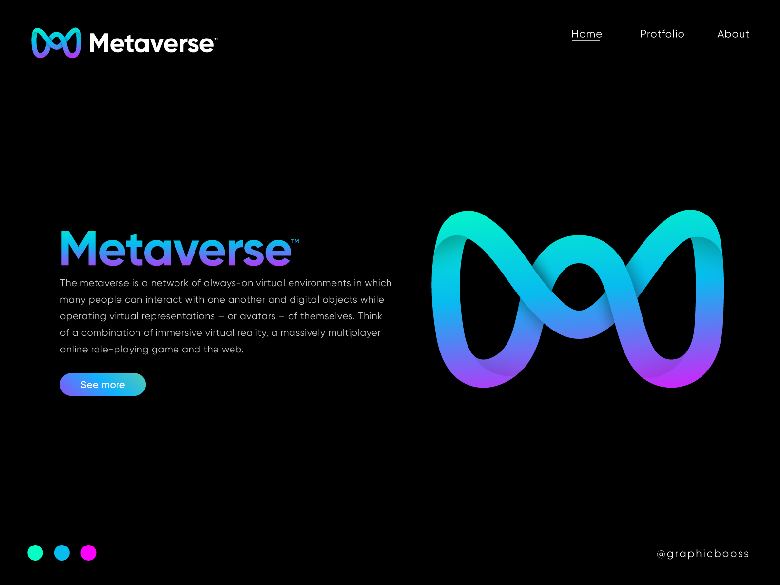 Metaverse Logo Design by Md Zahid Hasan | Logo Designer on Dribbble