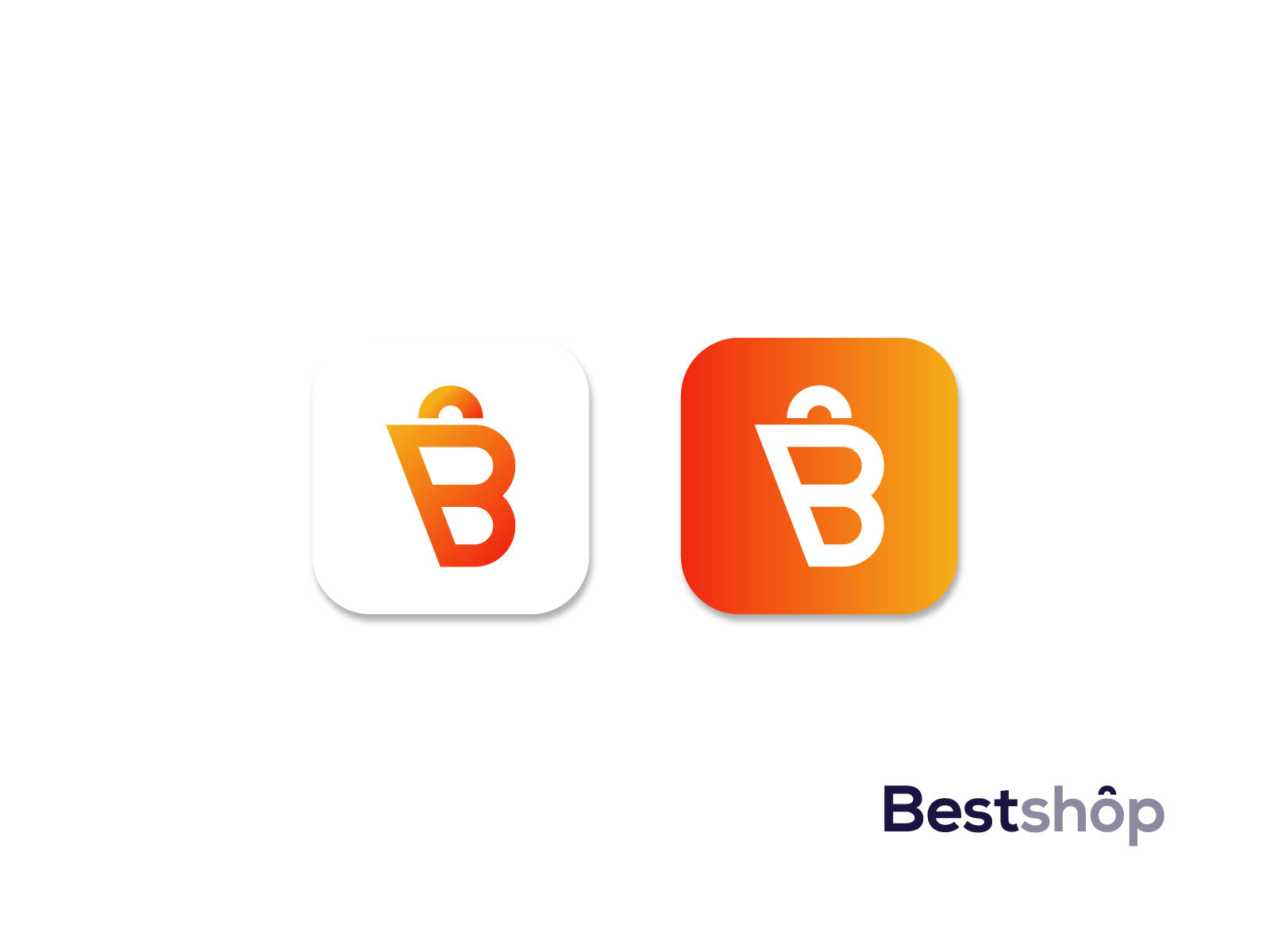 B Shop Logo Design - B Modern Shop Logo Mark by Freelancer Iqbal on ...