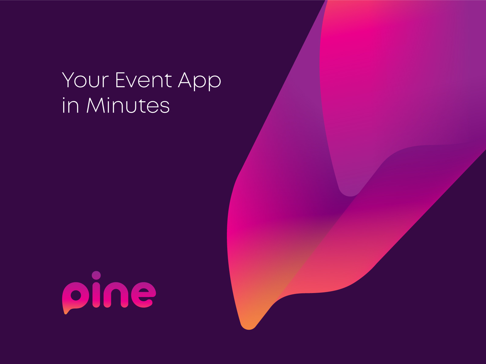 Pine Branding / Event Planner App by Cuberto on Dribbble