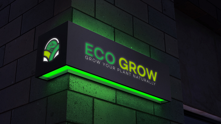 Eco Grow Logo Design by Ruku Moni on Dribbble