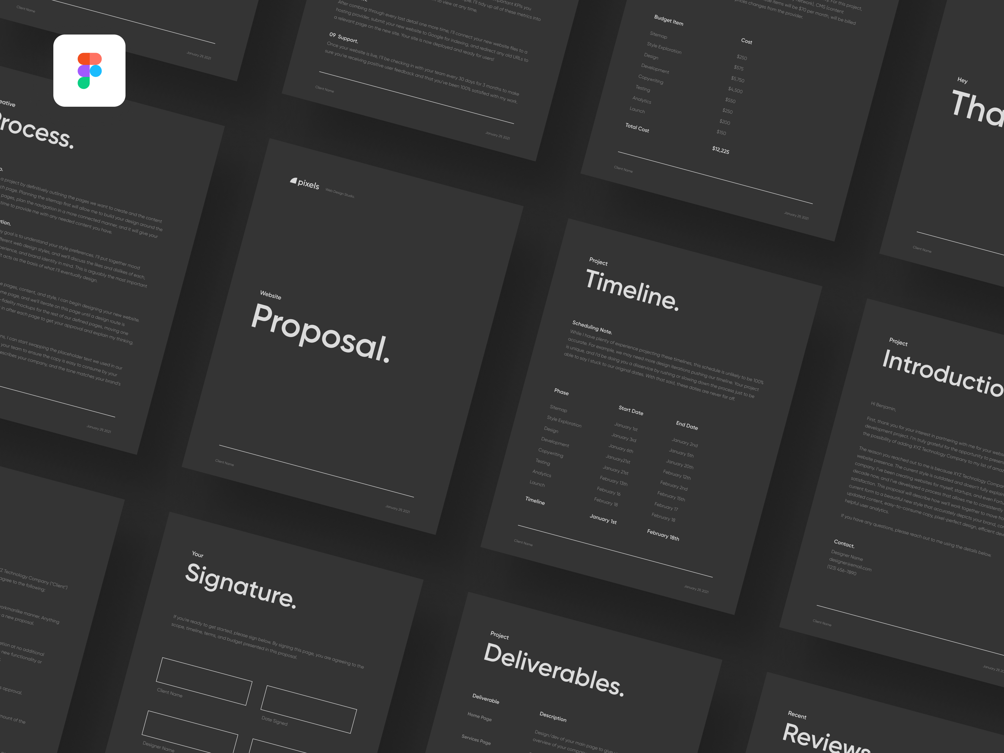 My Figma Website Proposal Template 👍 by Michael Yonke on Dribbble