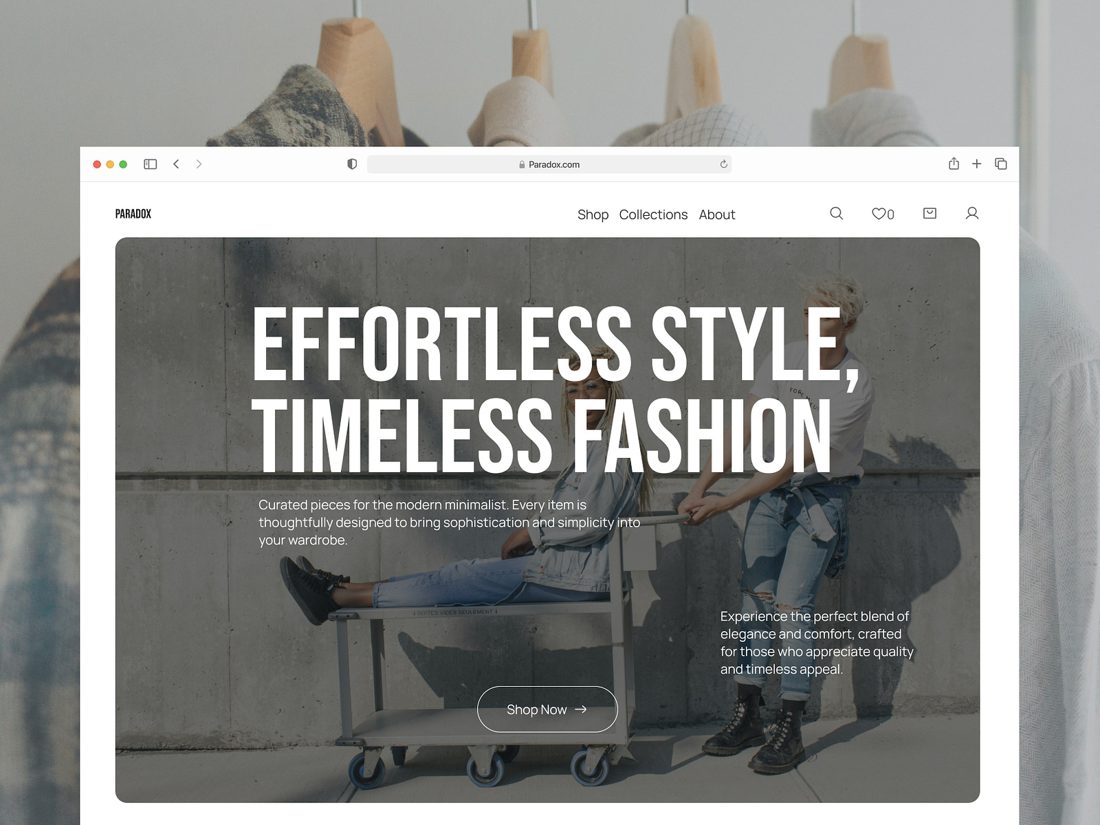 Minimalist website exploration by Chiroma Benjamin on Dribbble
