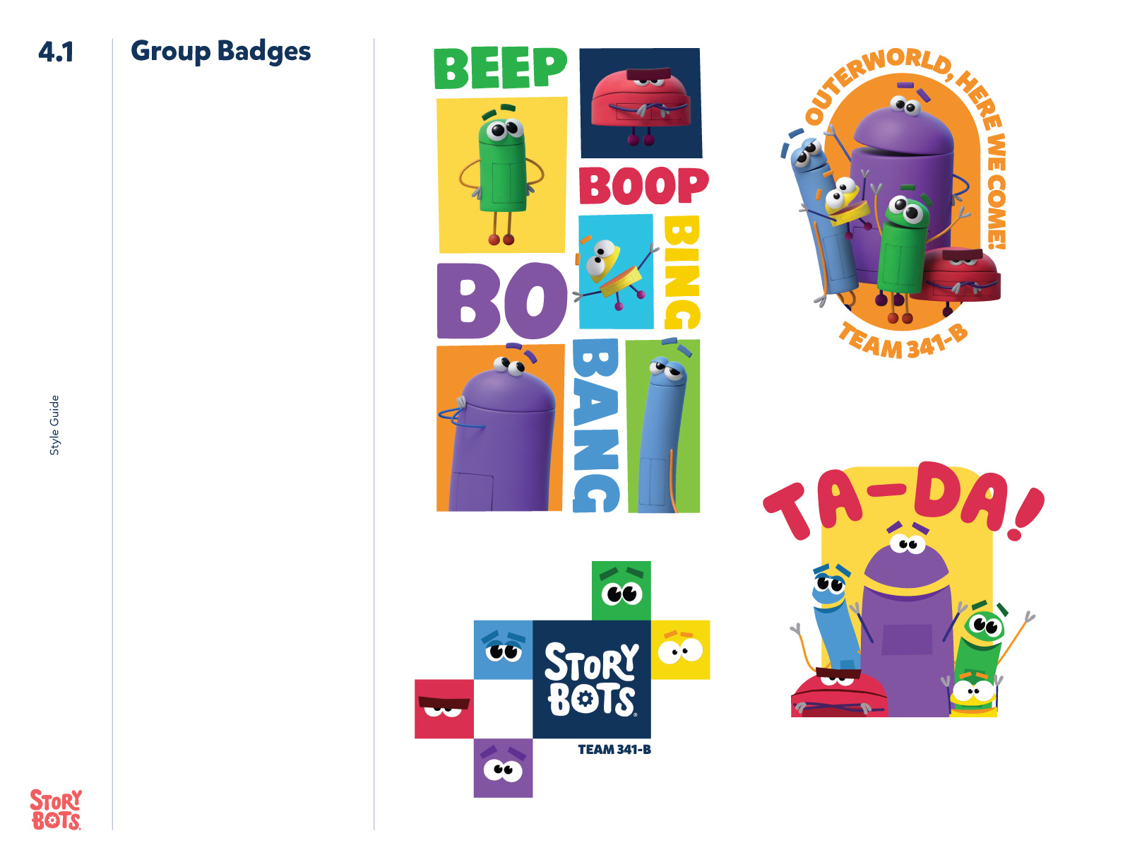 Netflix + Storybots Brand Guide by Bill Kenney for Focus Lab on Dribbble