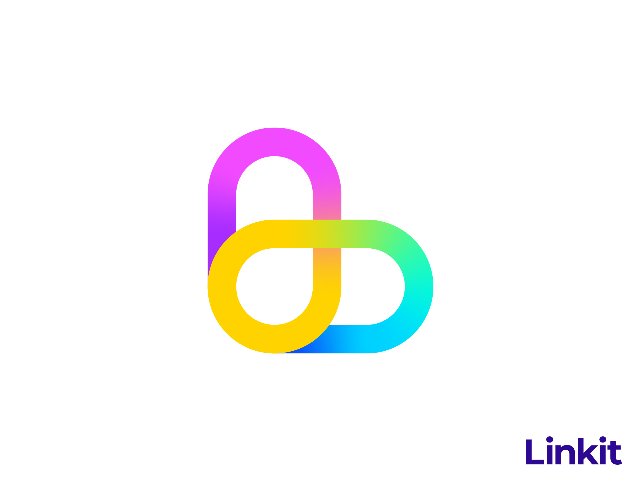 Linkit Logo Design by Aditya Chhatrala on Dribbble
