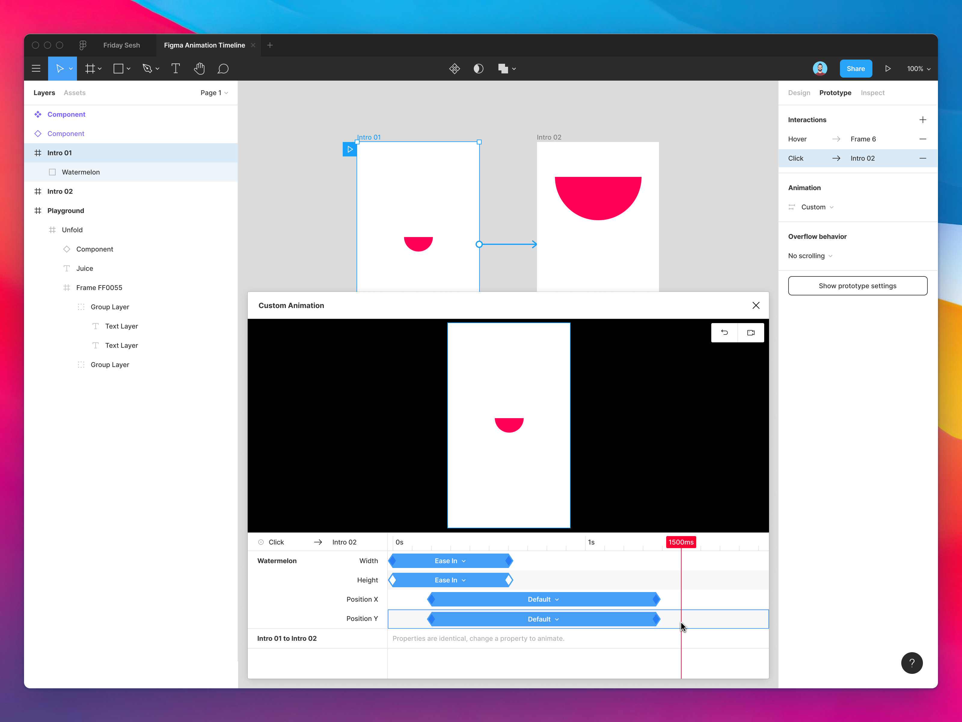Figma Custom Animation Timeline by Phil Goodwin for Unfold on Dribbble