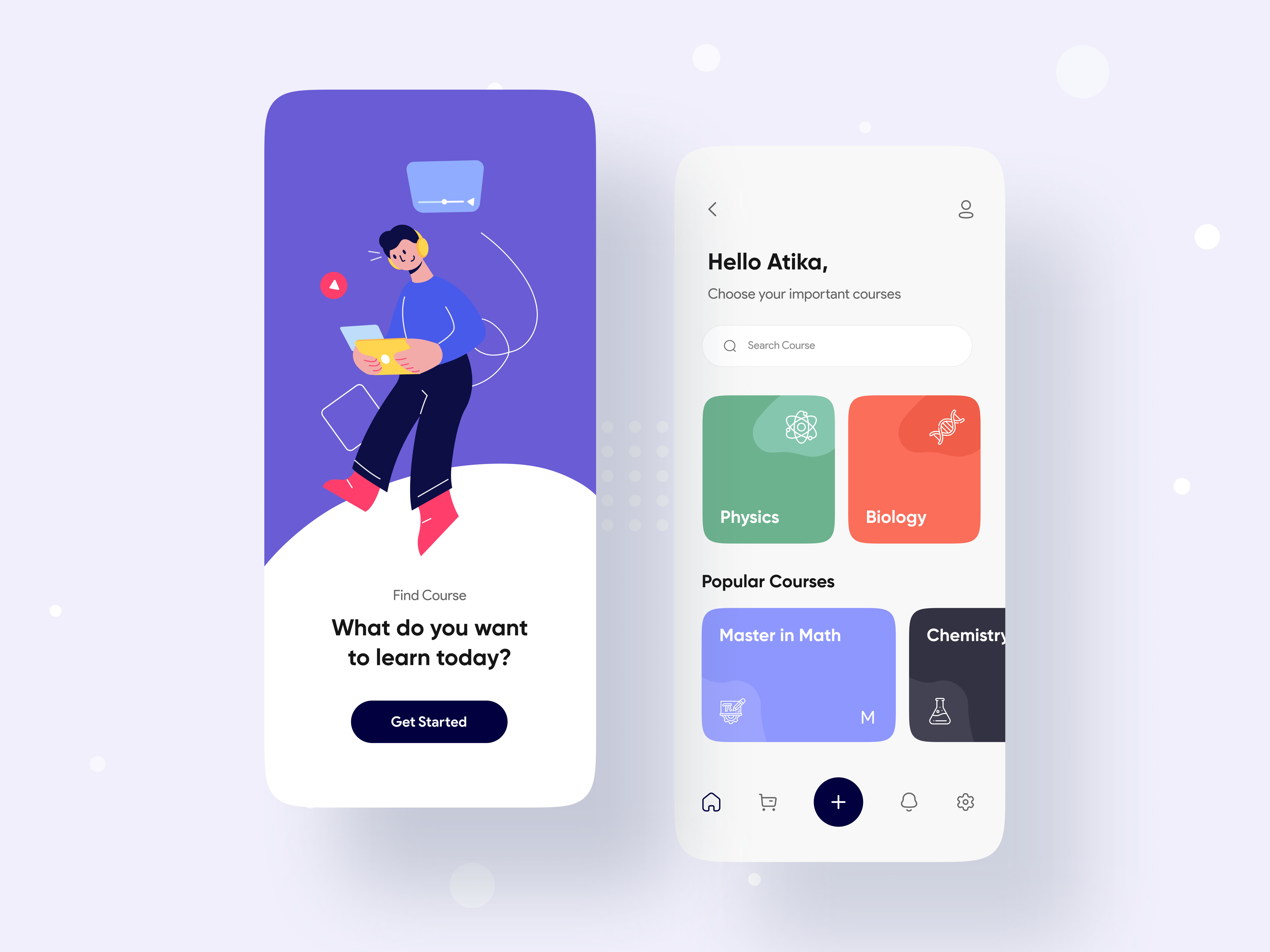 Educational App Design by Md Shahed Hossain for Aero | UX/UI Design ...