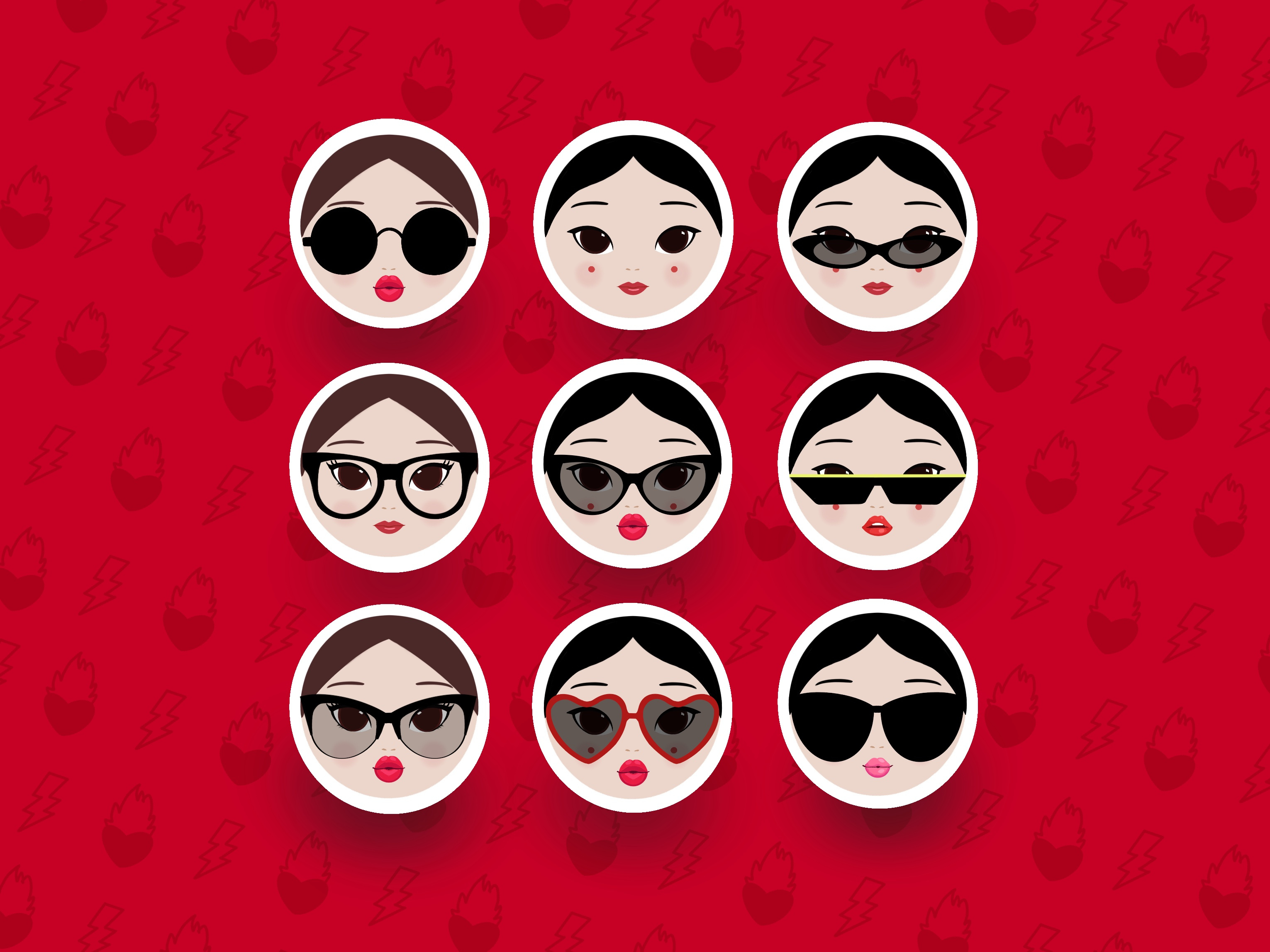 Mongolian women by Suvd Ganbold on Dribbble