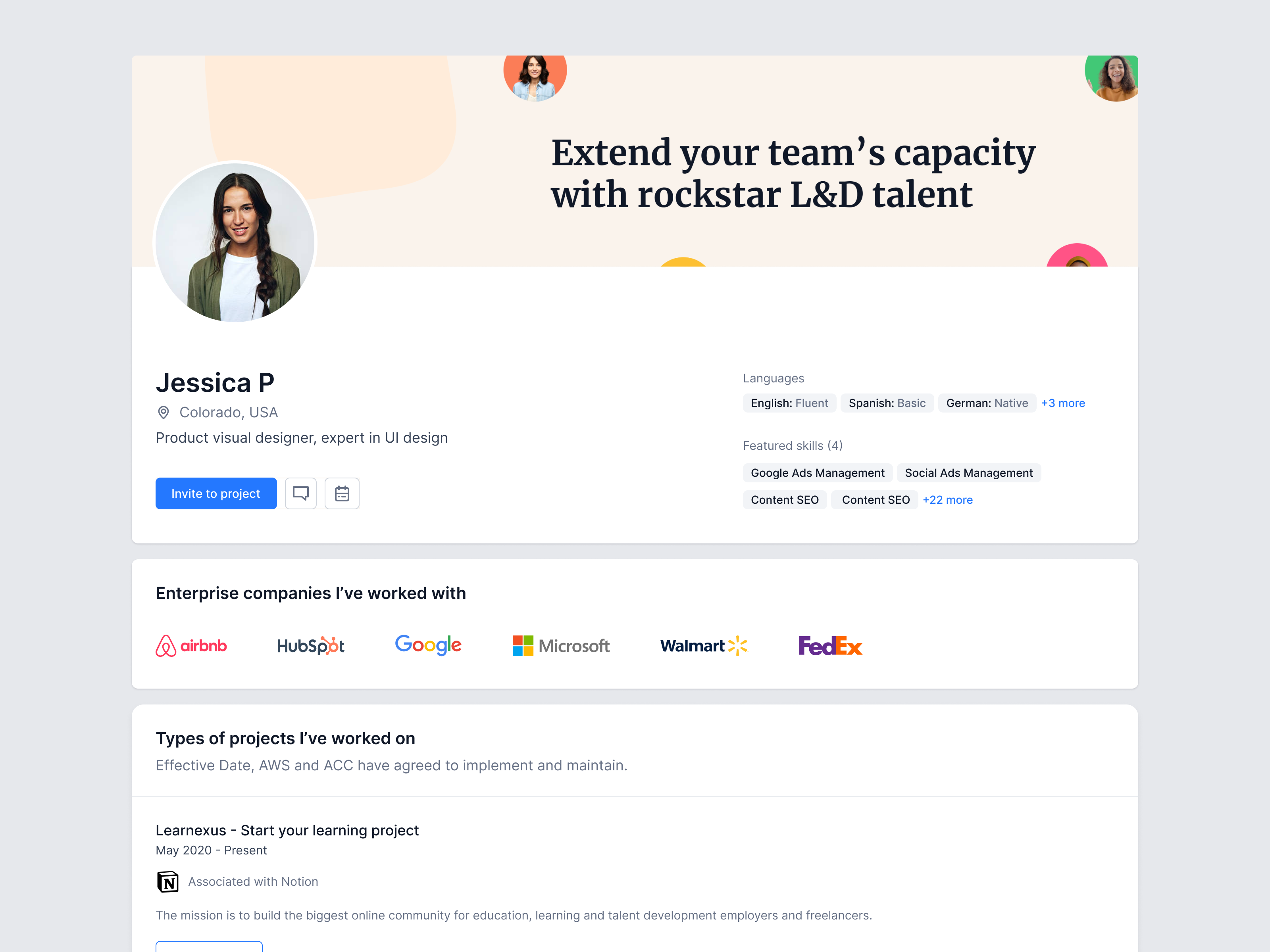 Talent profile by Aleksandar Nikcevic on Dribbble