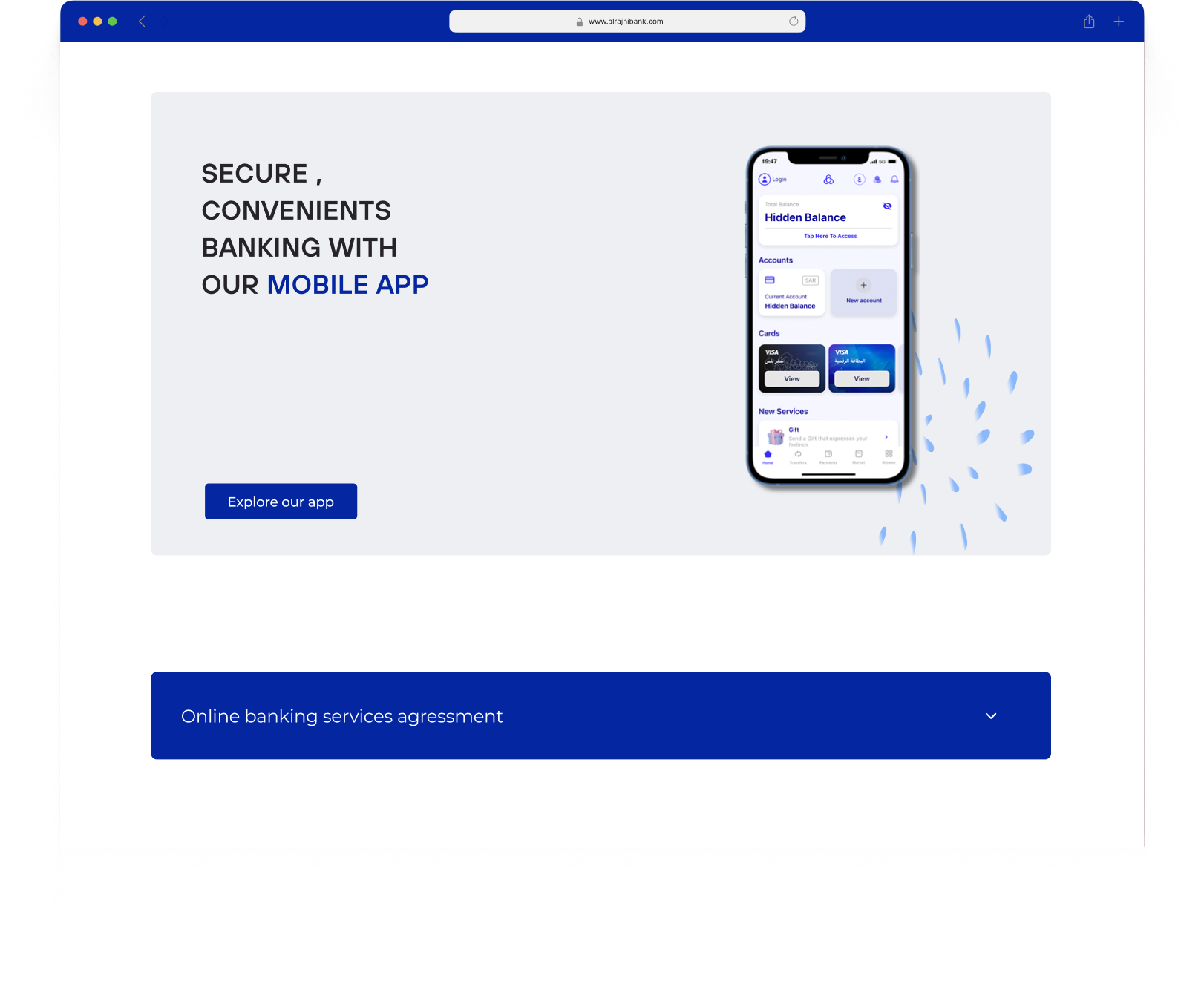 Al Rajhi Banking Website Redesign by Sahed Kawser on Dribbble