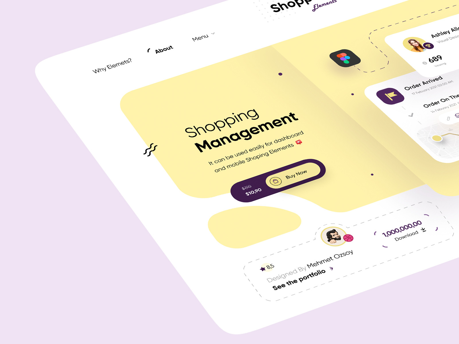 Shopping Management UI Elements - Web Design by Mehmet Özsoy on Dribbble