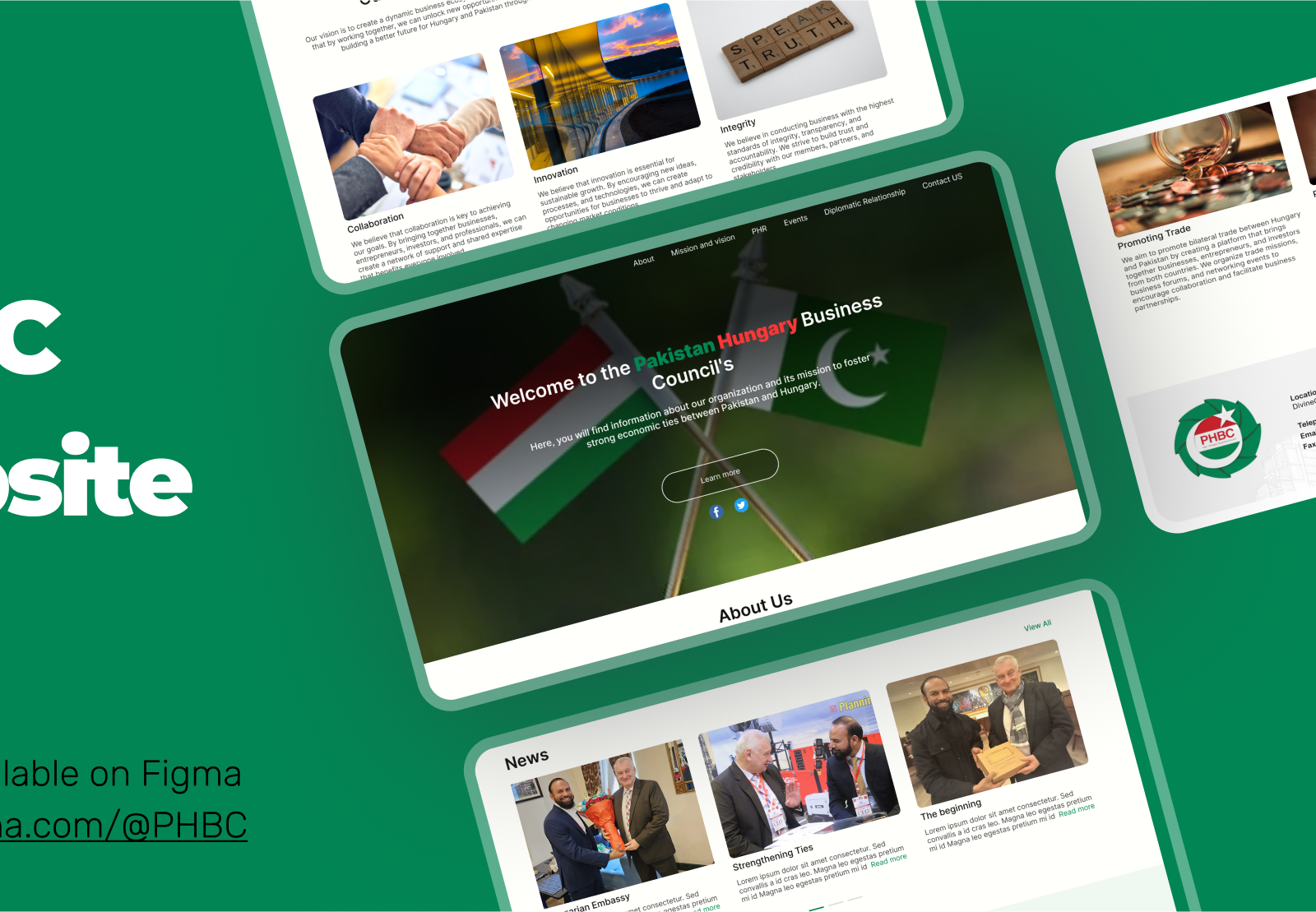 PHBC Website Design. by Faisal shabber on Dribbble