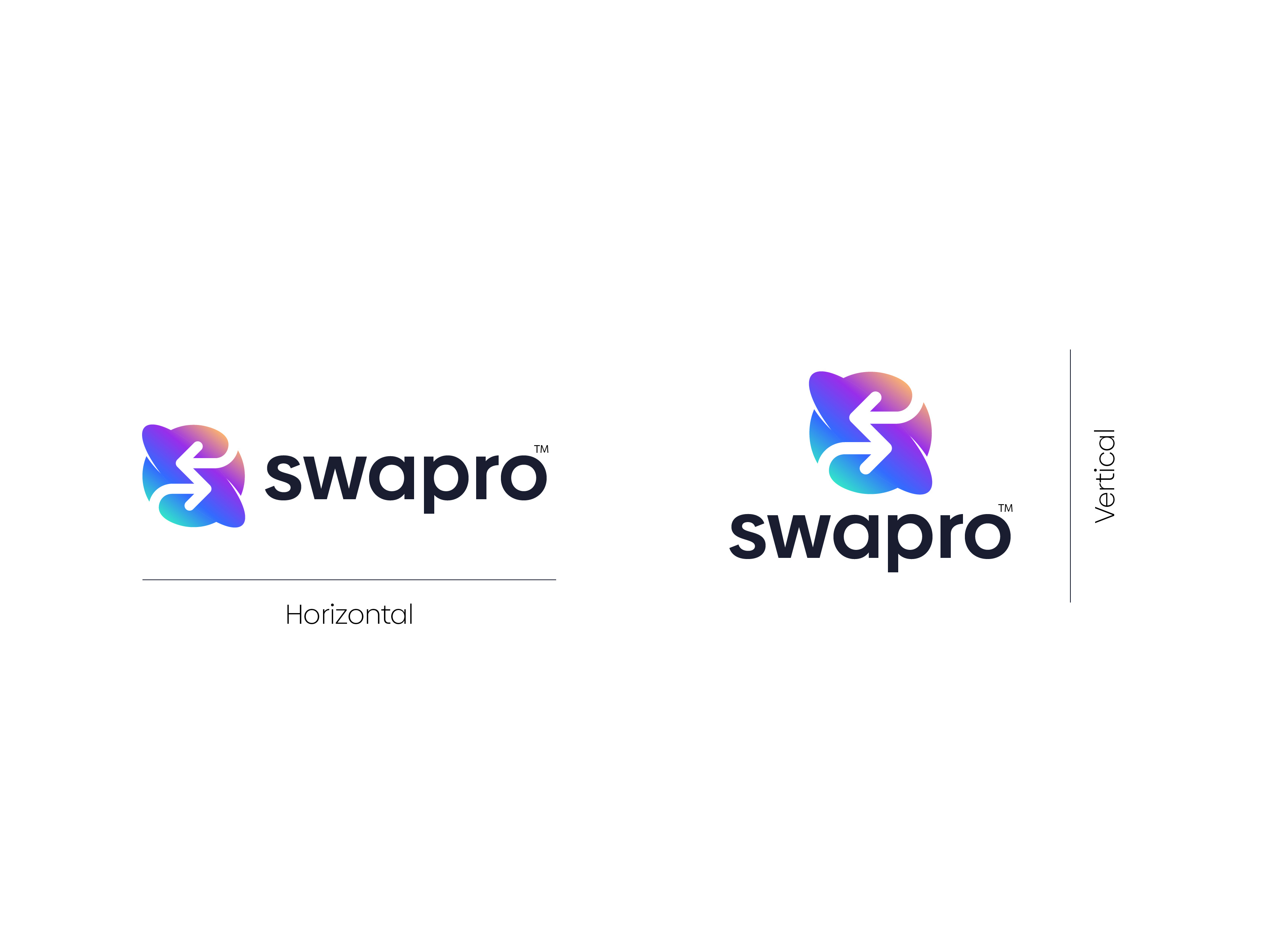 Swapro Logo Design | Modern Cryptocurrency Exchange Logomark by Sumon ...