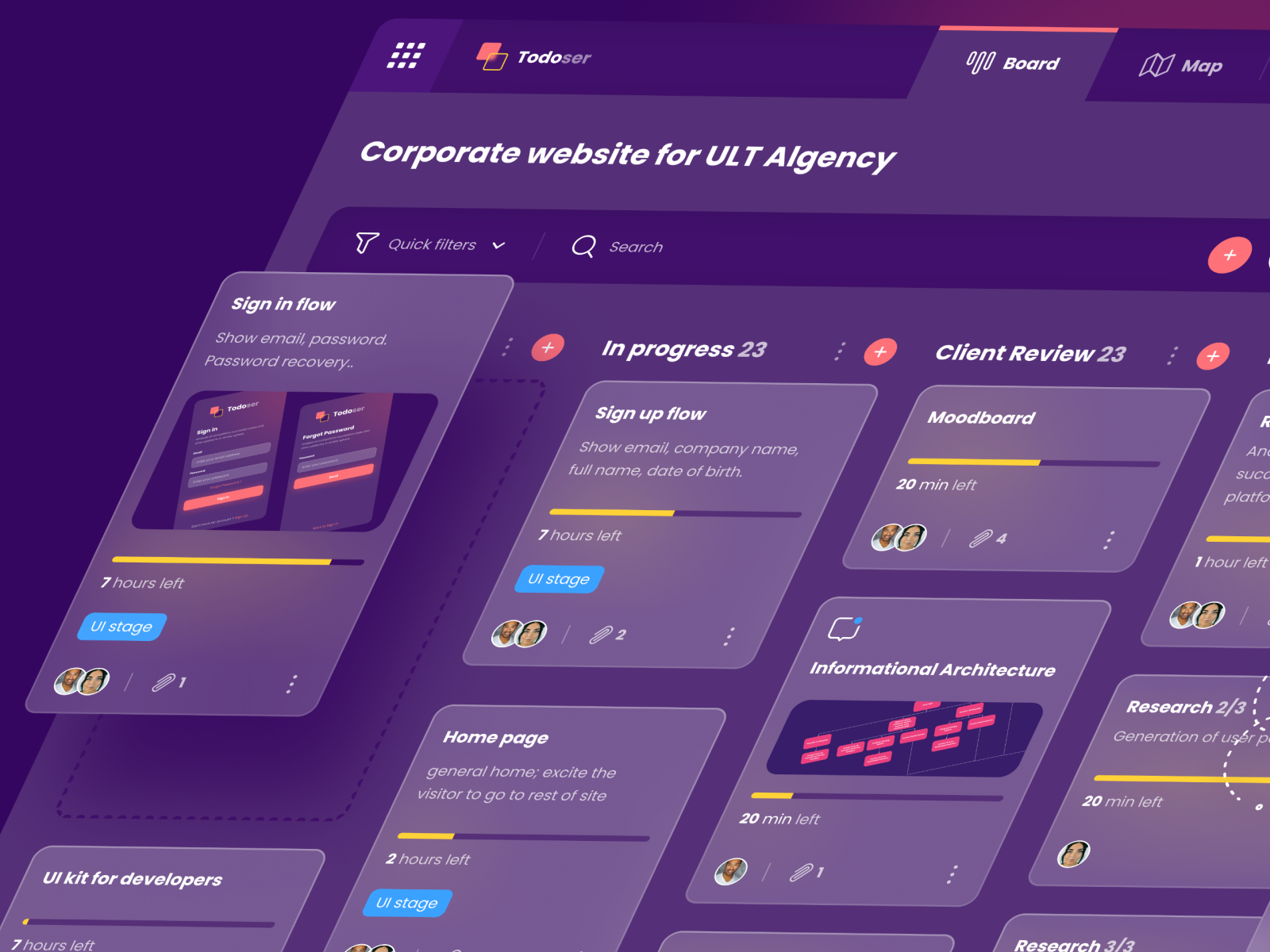 Todoser Task Management Web Application by Phenomenon Studio on Dribbble