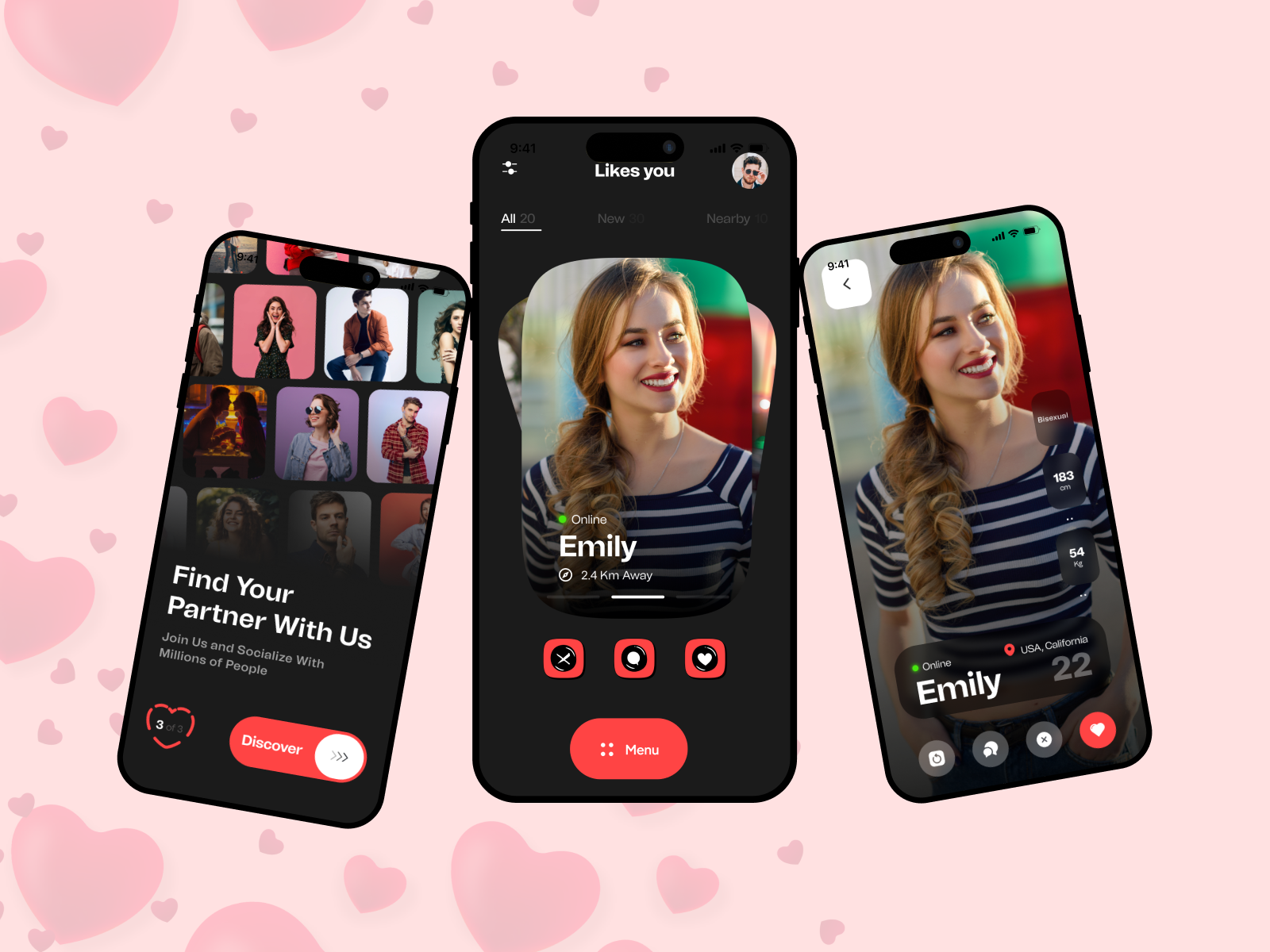 Best Dating App UI Design by Excellent Webworld on Dribbble