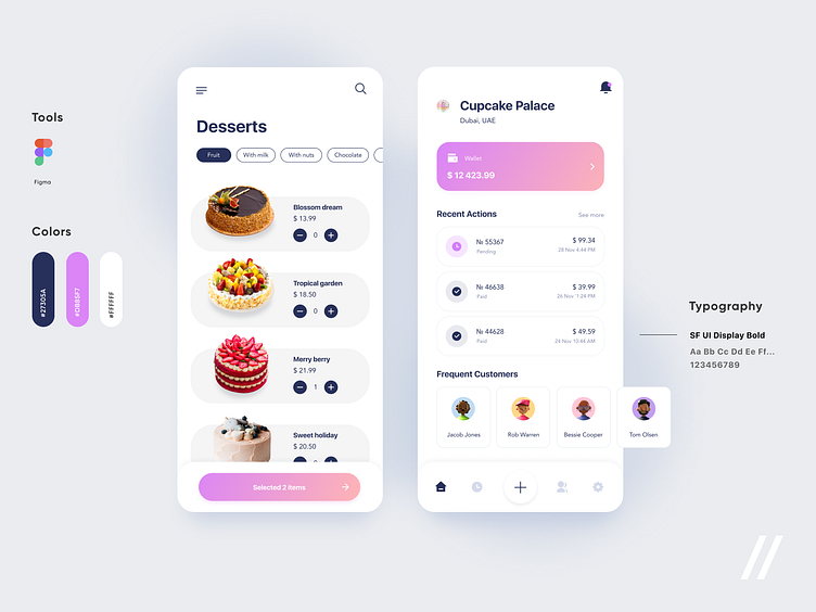 Cake Bakers App by Purrweb UI/UX Agency on Dribbble