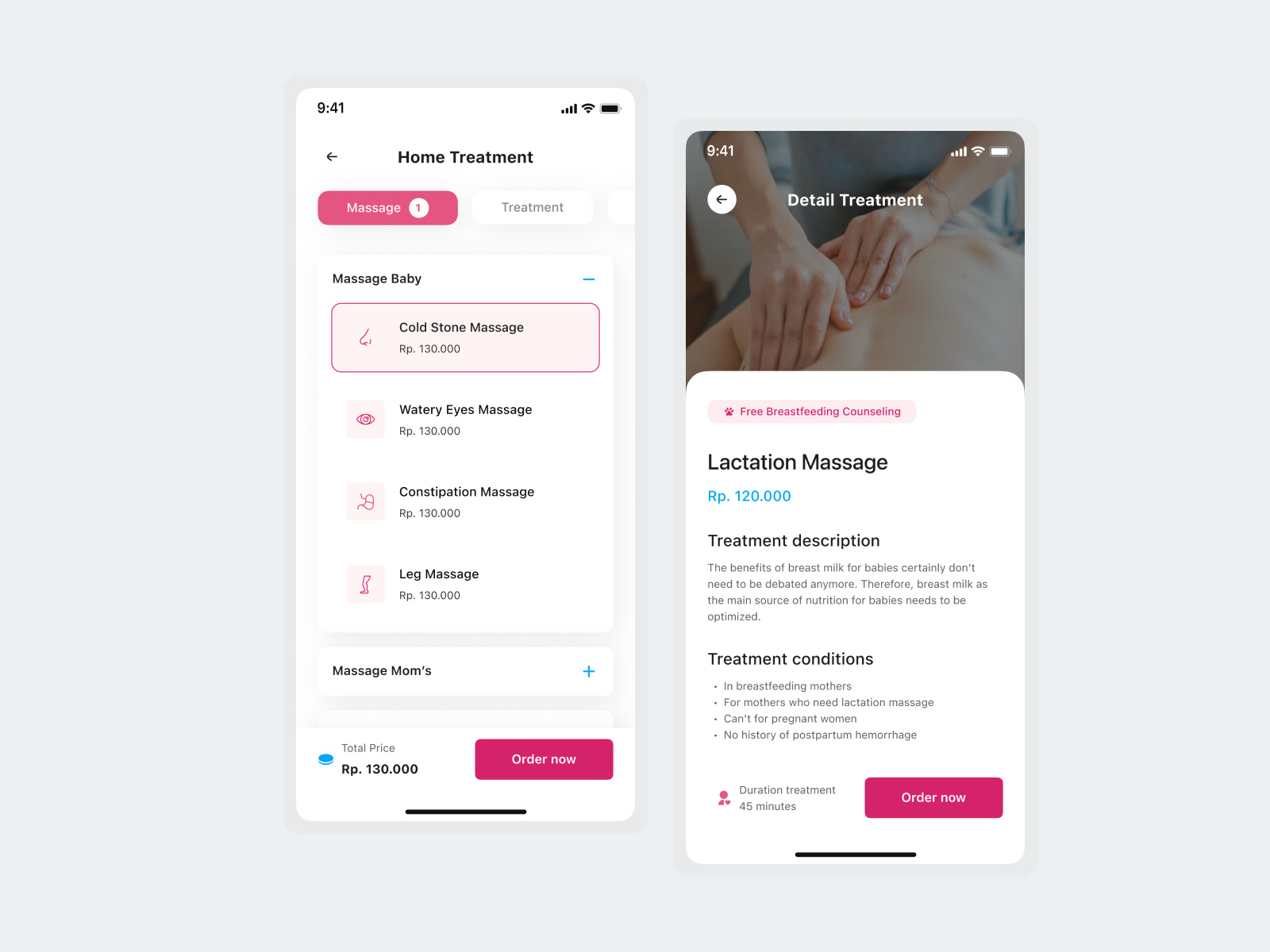 Littlebaby - Baby Spa Mobile Apps by Elux UI/UX for Elux Space on Dribbble