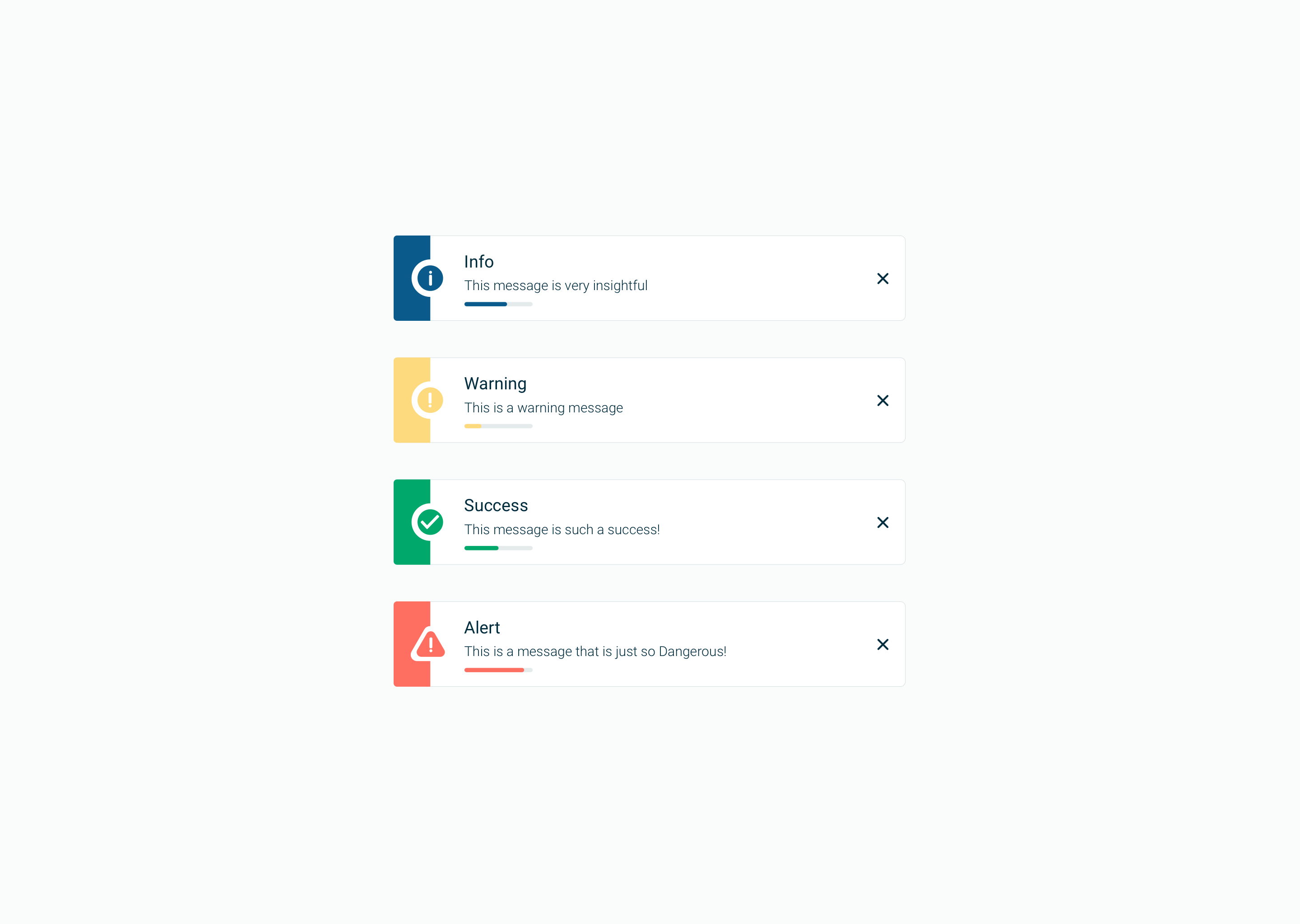 Alerts and toasts design concept by Baldur Arge on Dribbble