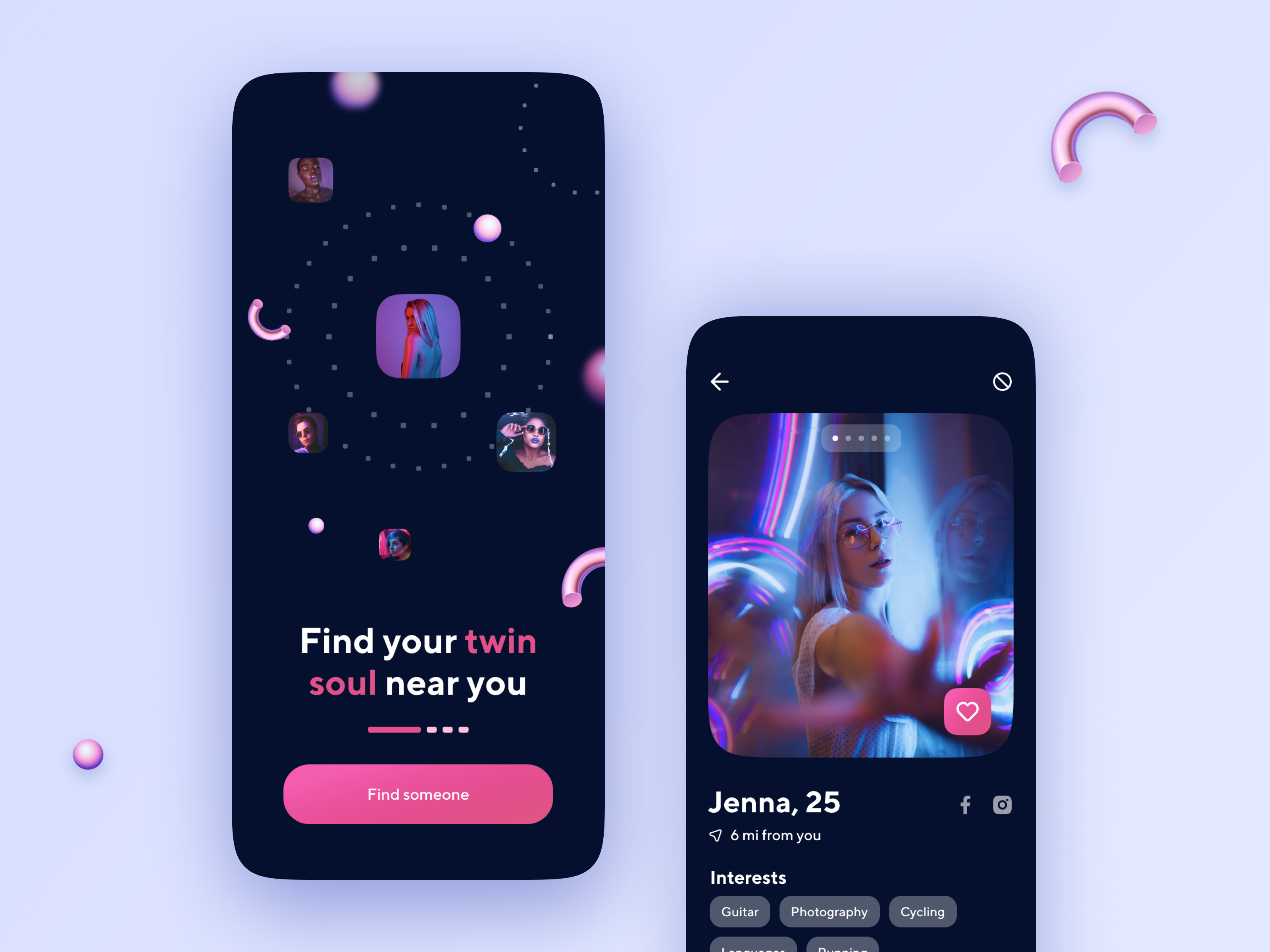 Dating App by Purrweb UI/UX Agency on Dribbble